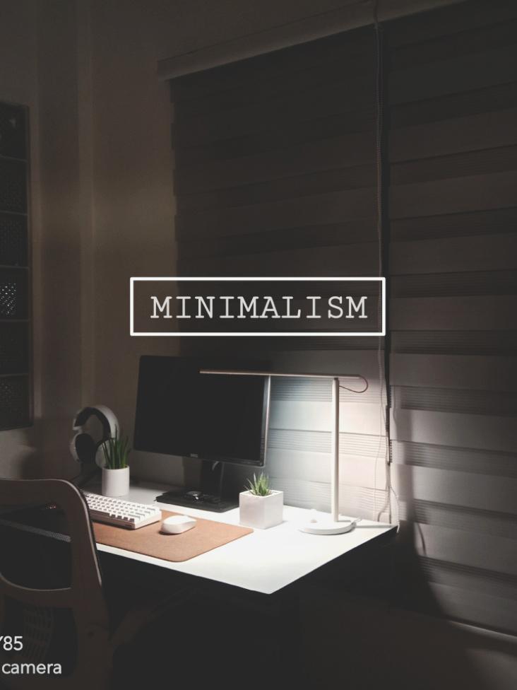 My budget minimalist desk set up | Scrolller