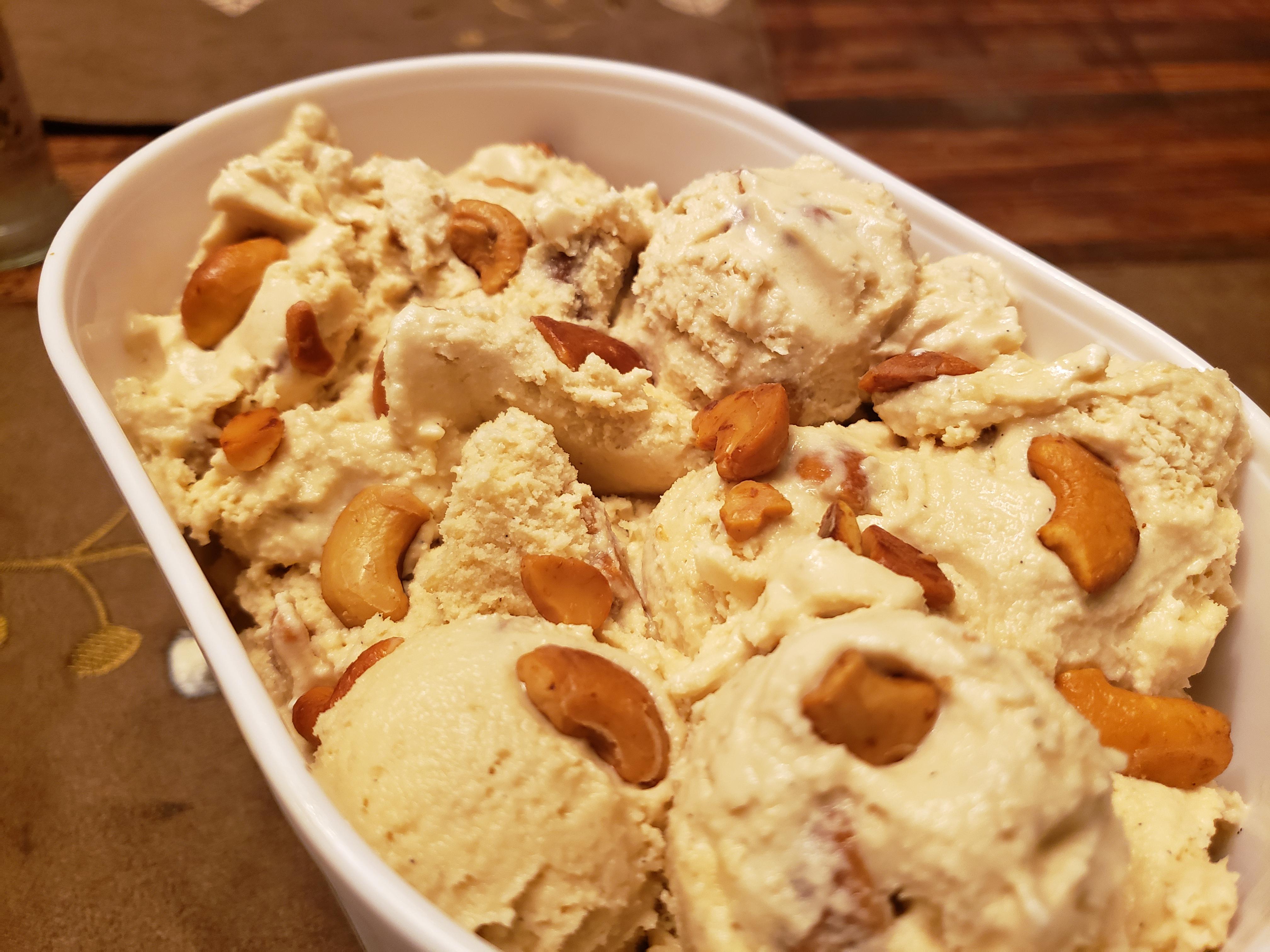 My butter cashew ice cream! | Scrolller
