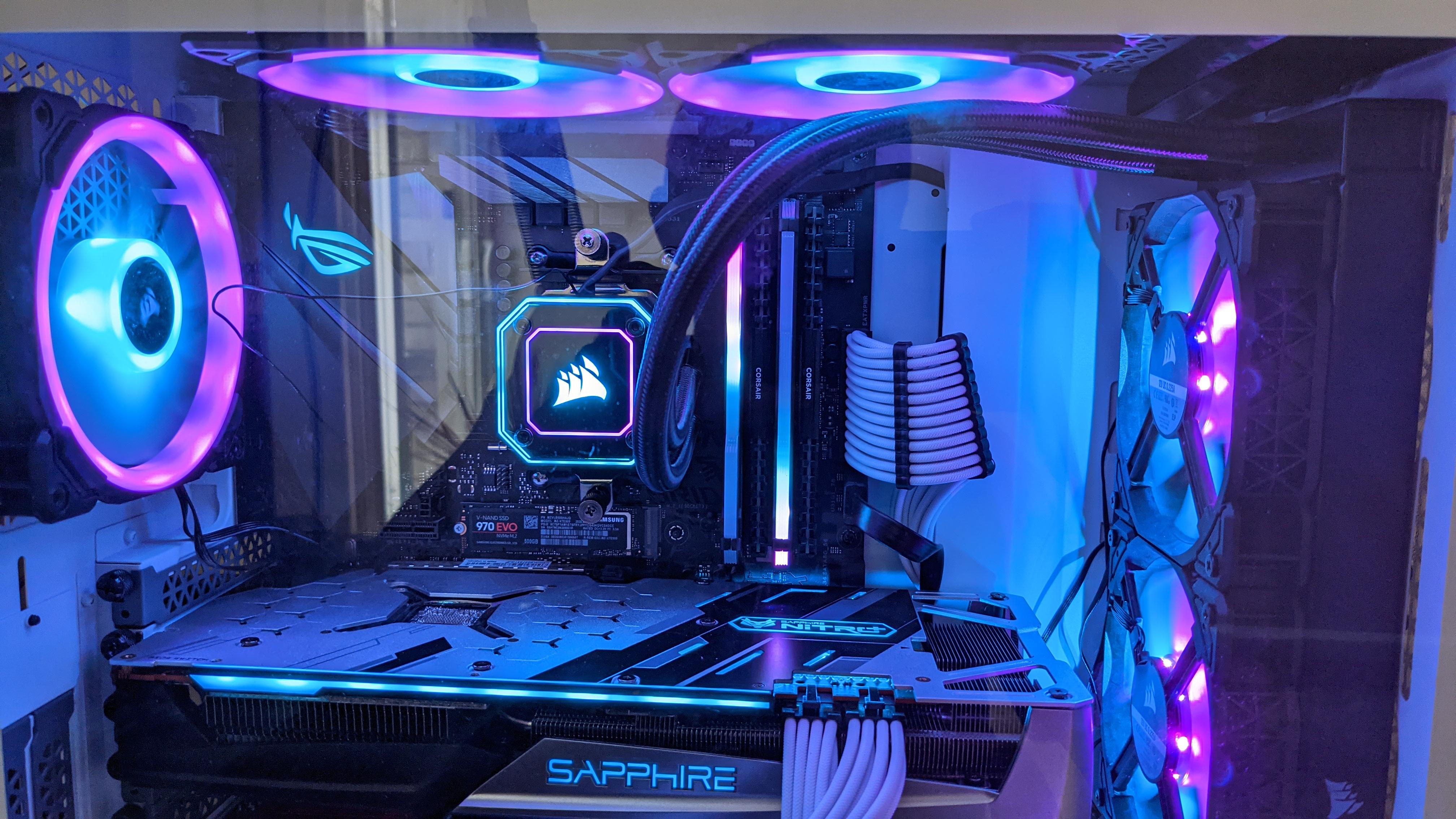 My cable management needs work but that's okay. Loving this AIO | Scrolller