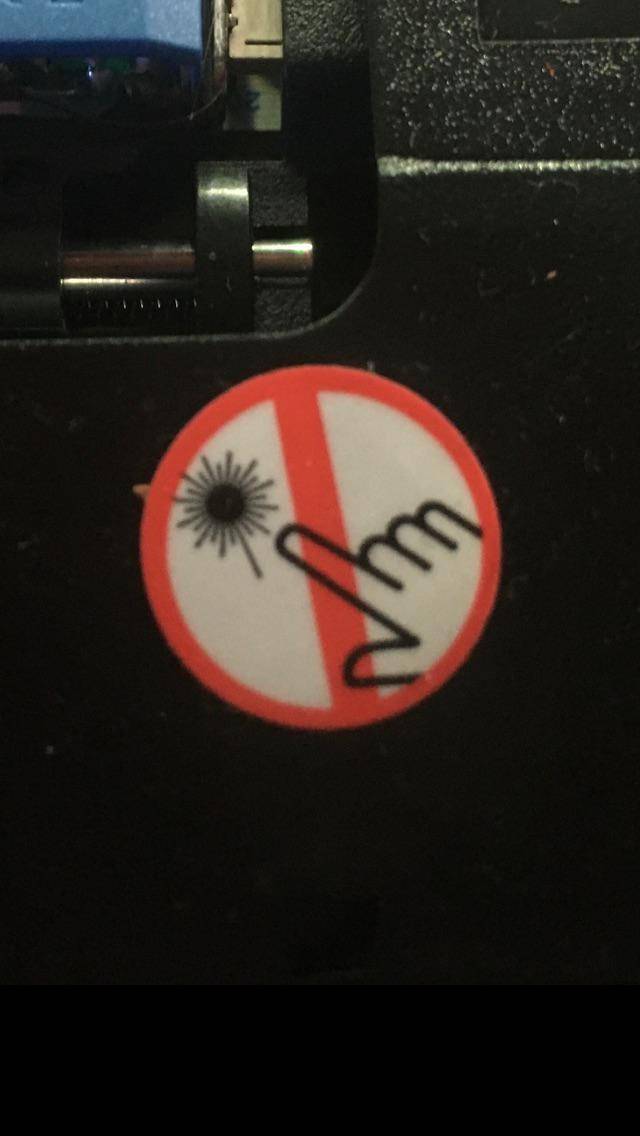 My CD player has a „don’t poke the anus“ sign... | Scrolller