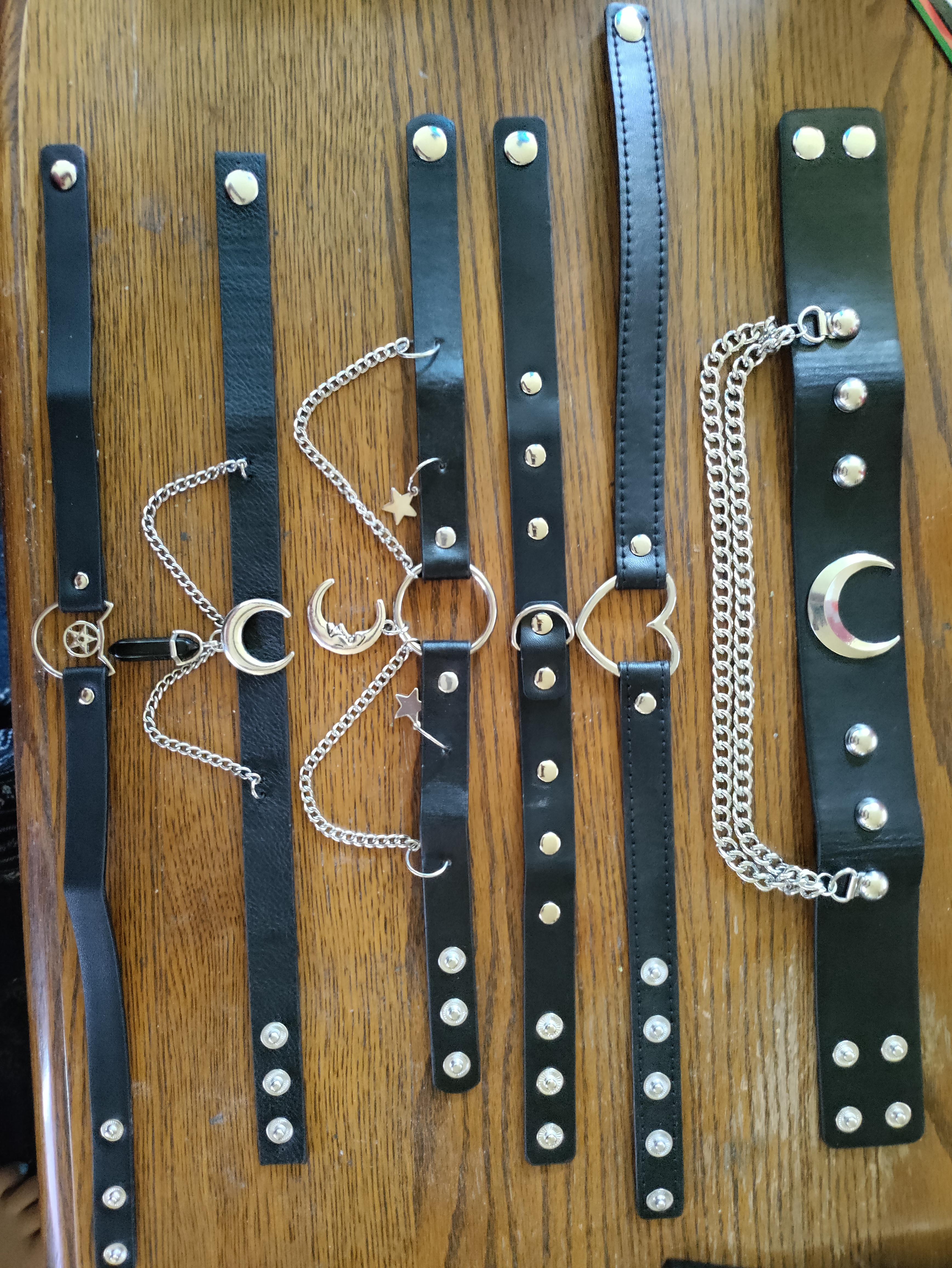 My choker collection. Daddy's favorite is the heart ️ | Scrolller