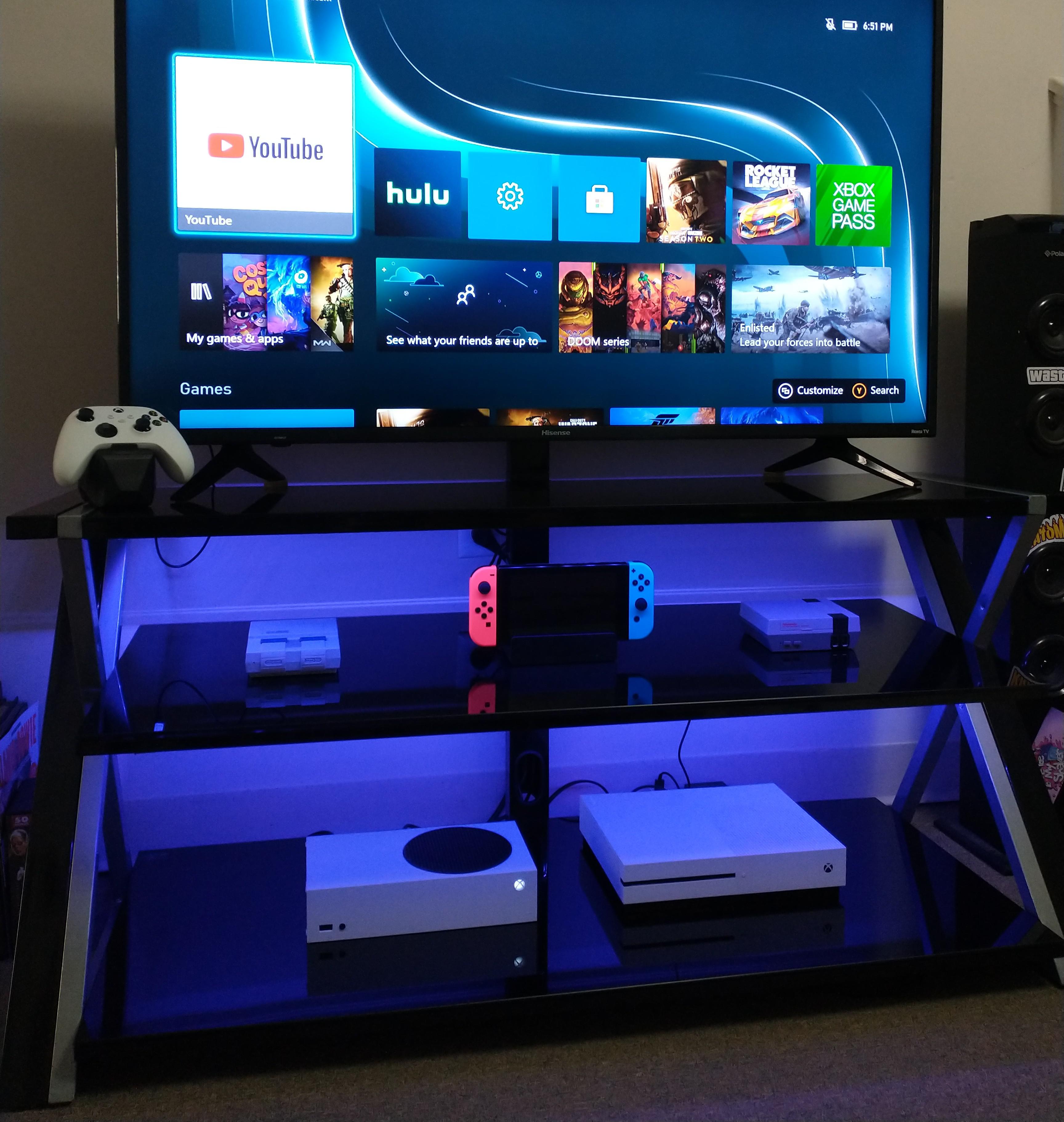 My console gaming set up. 🙏 | Scrolller