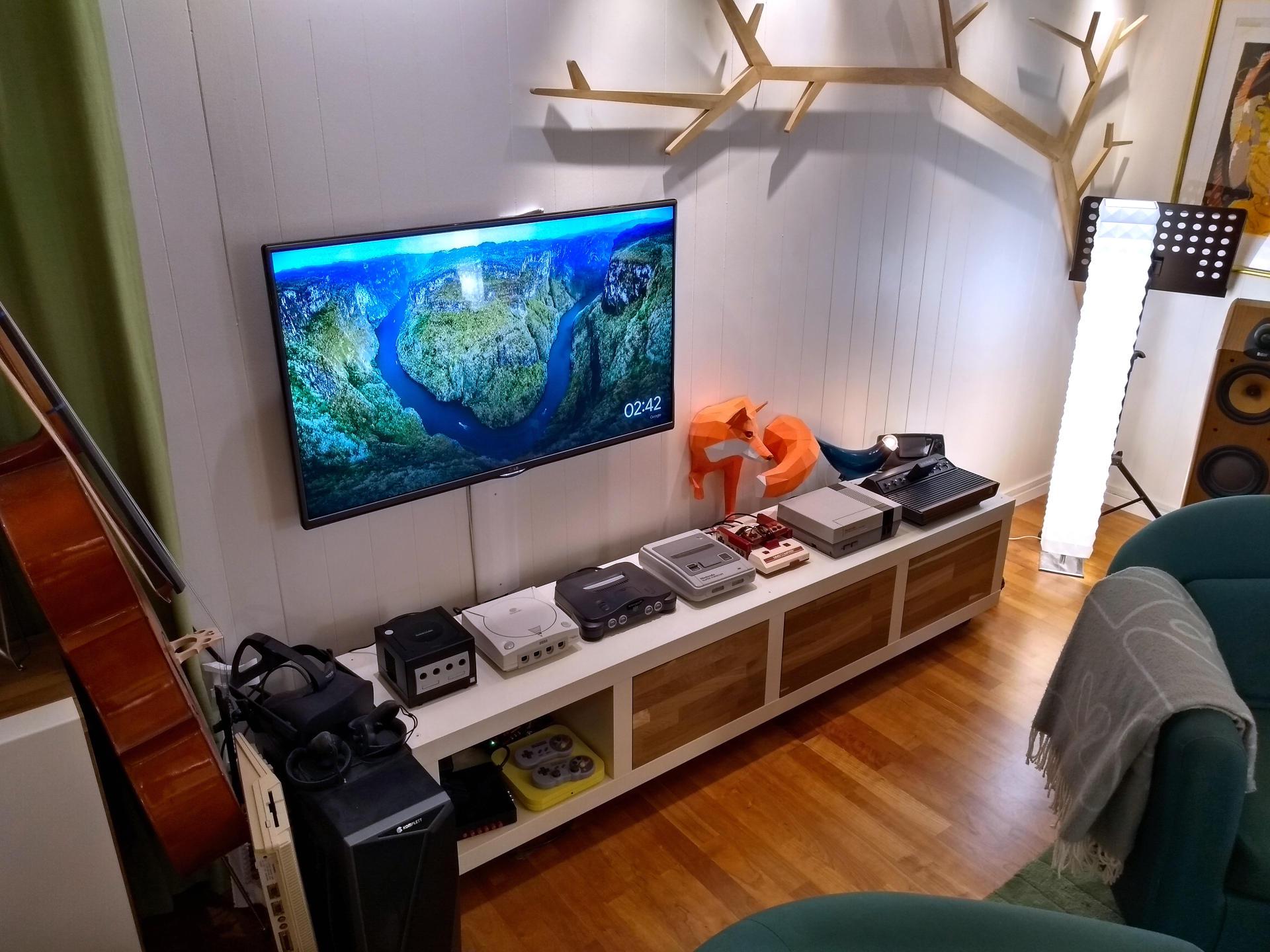 My console setup | Scrolller