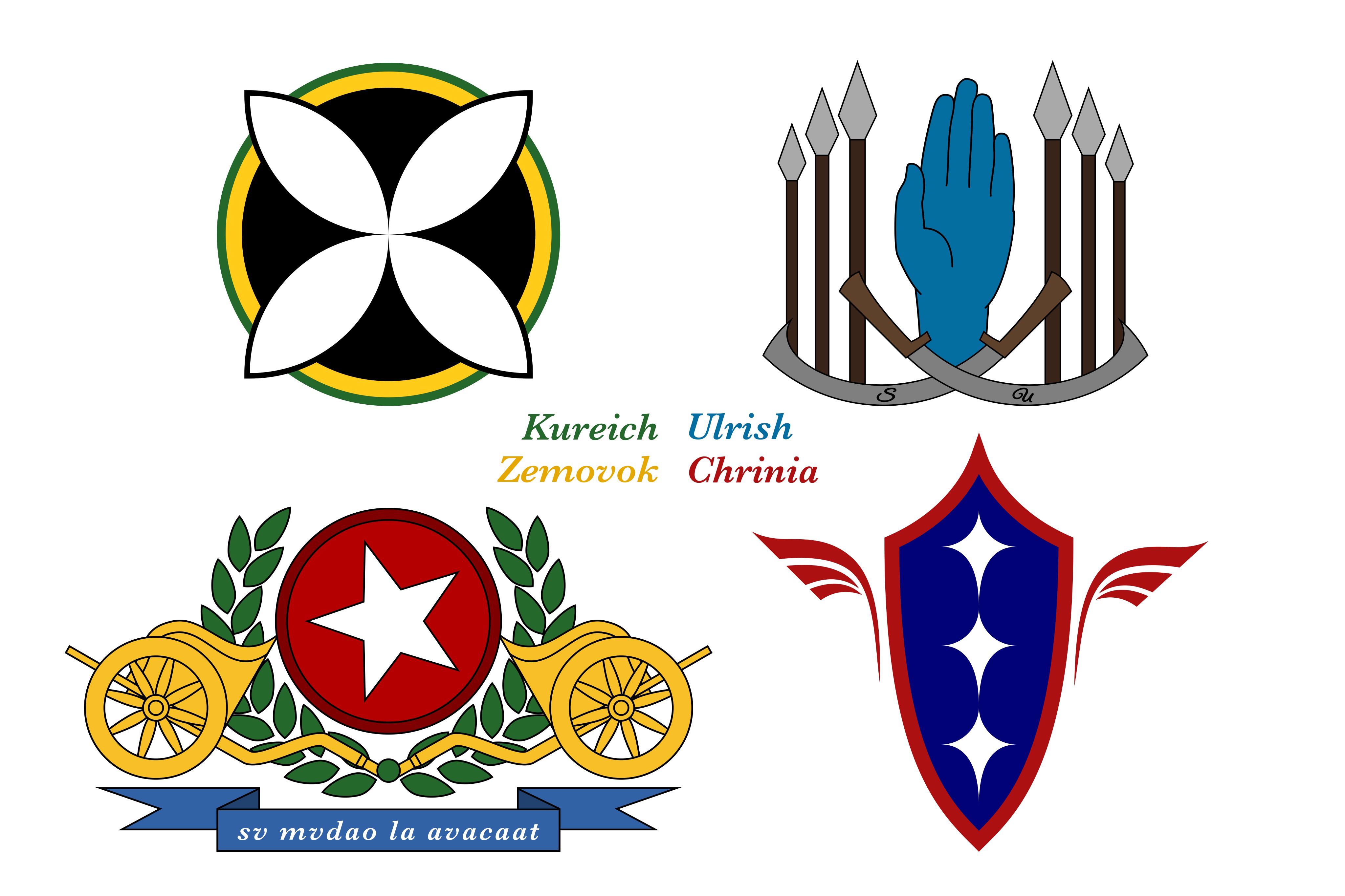 My countries’ emblems. | Scrolller