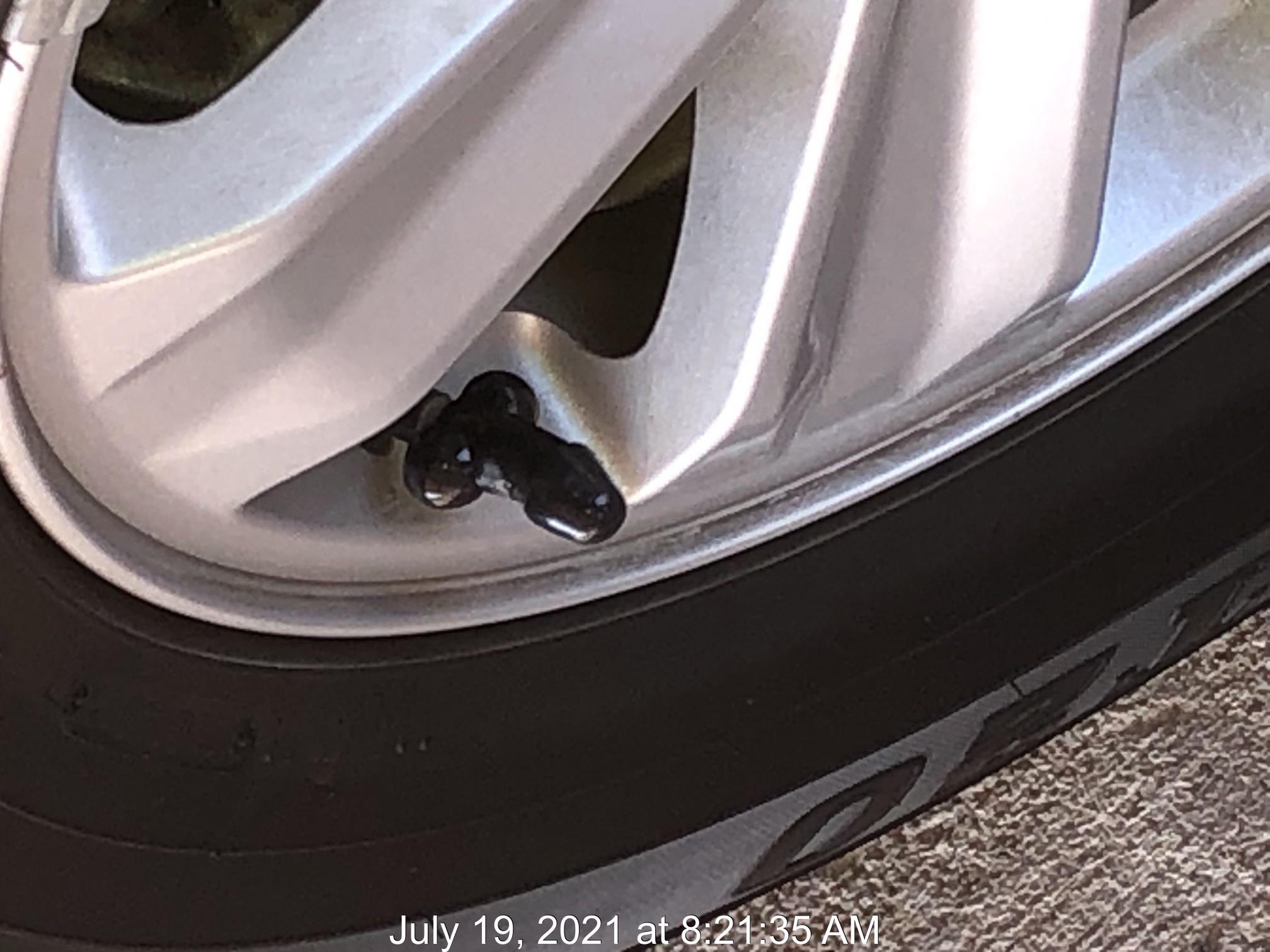 My coworker didn’t enjoy his new valve stem covers as much as the rest of us. | Scrolller