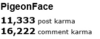 My current karma | Scrolller