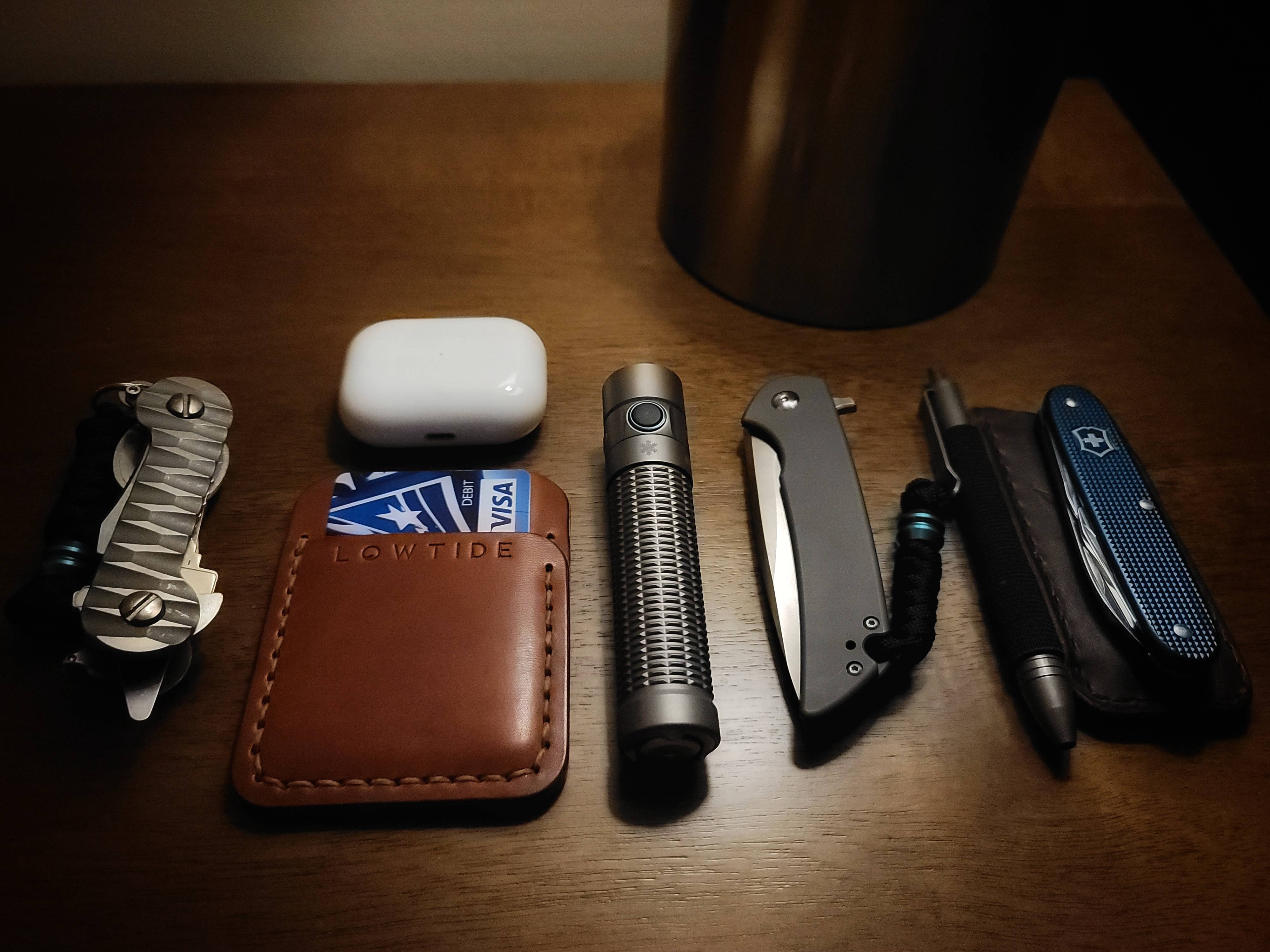 My current titanium and leather setup. | Scrolller