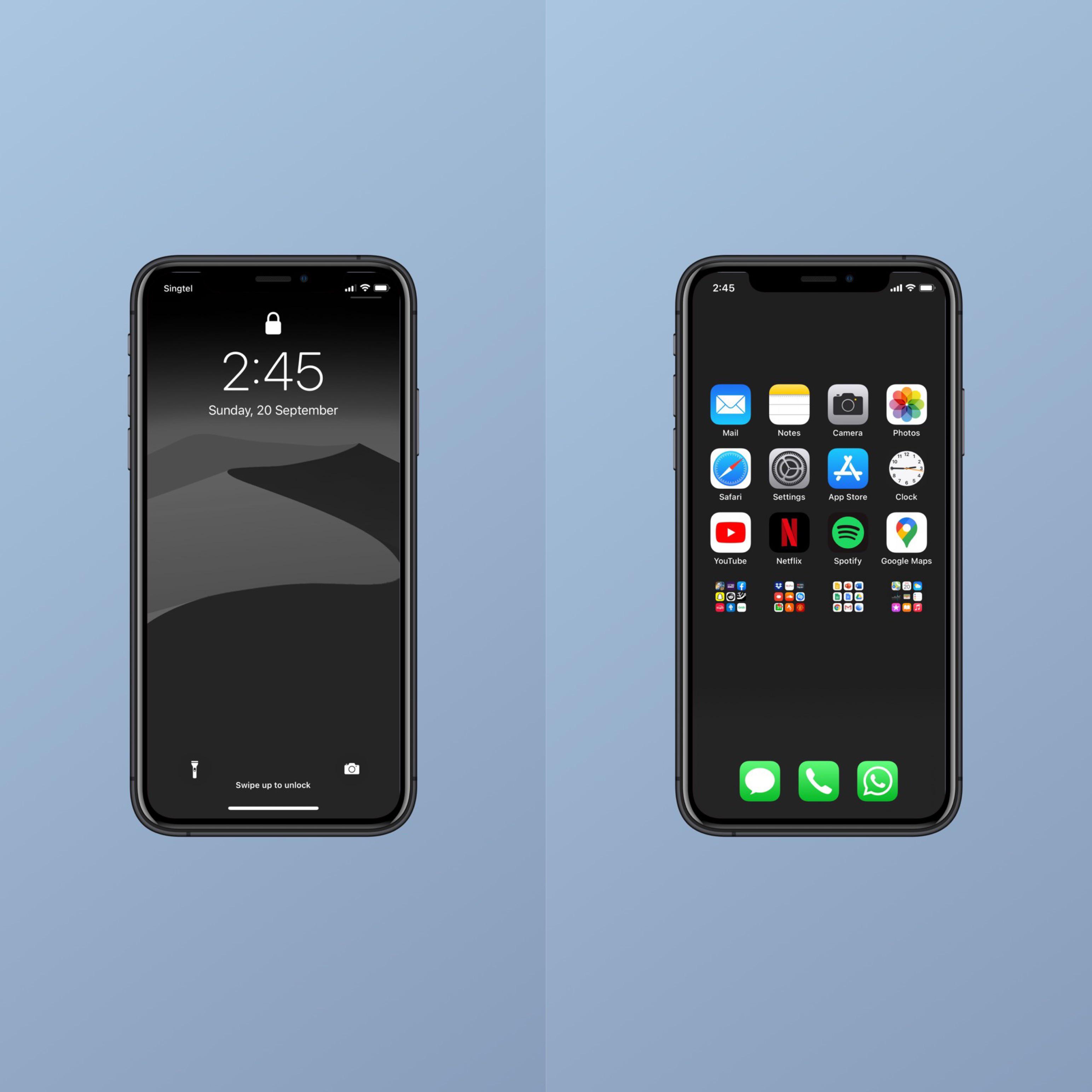 My dark minimalistic setup. Also, any ideas on how I can improve it using the new widgets while ...