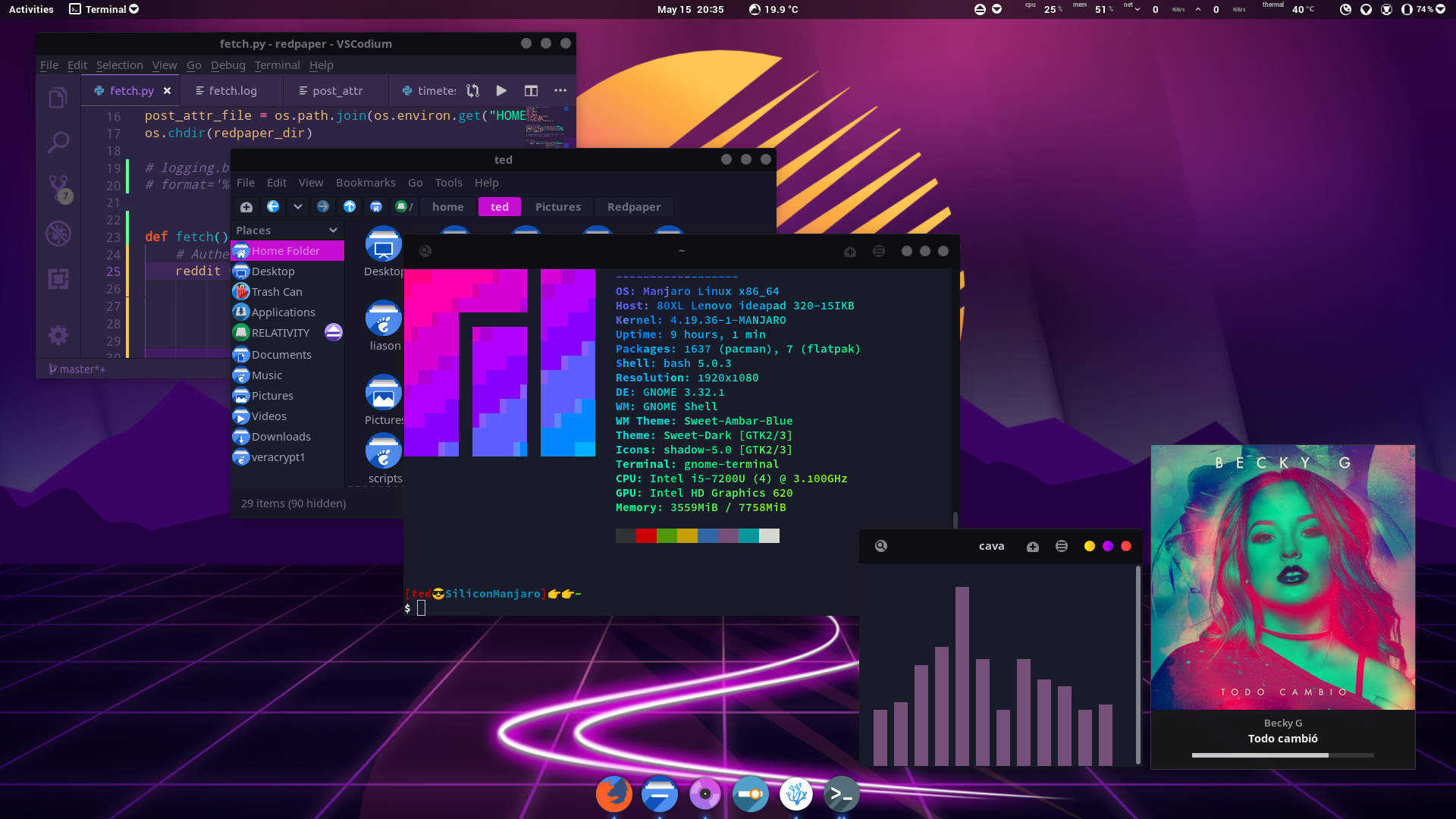 My desktop set up. | Scrolller
