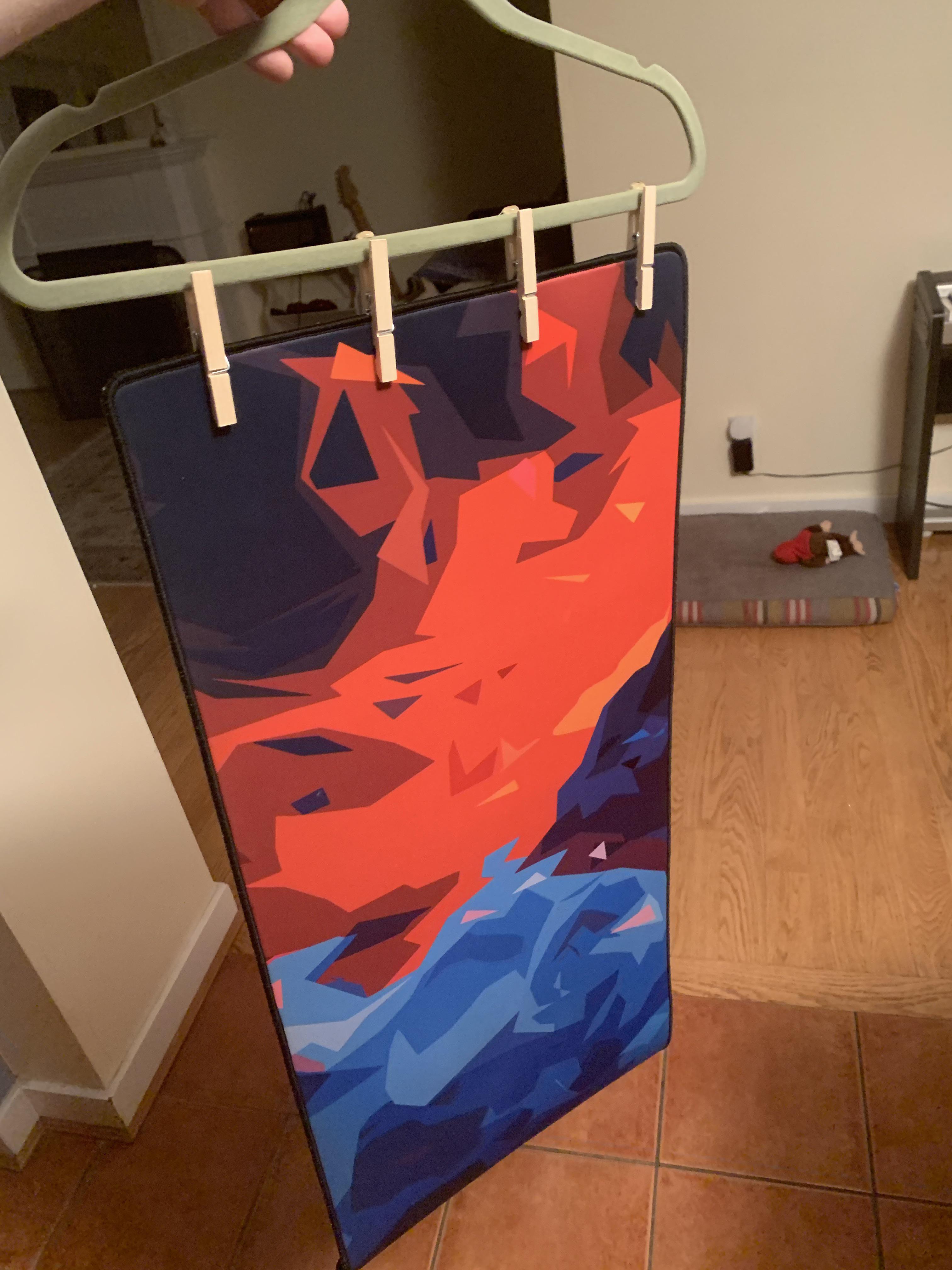 My DIY Deskmat Hanging Solution! | Scrolller