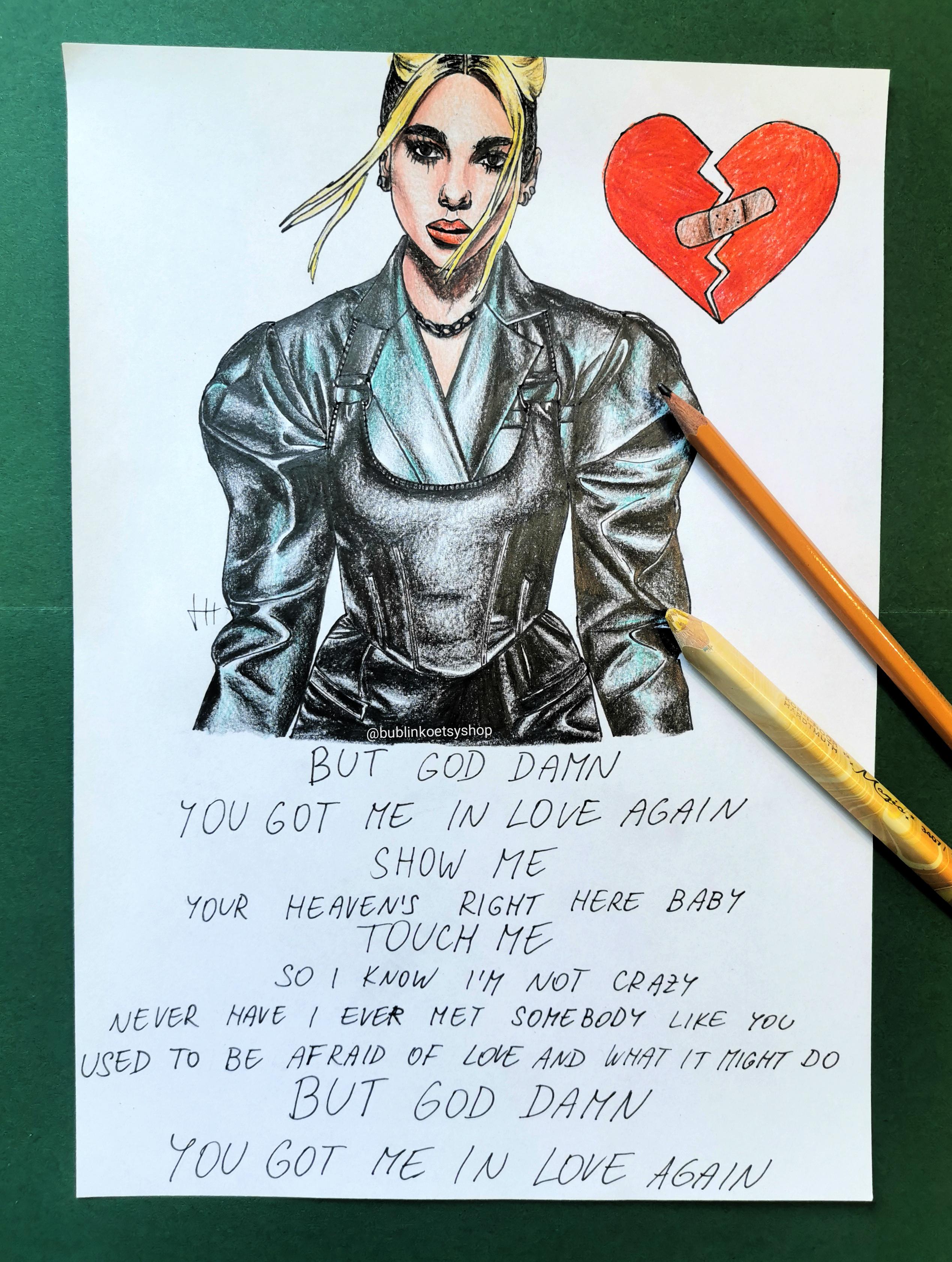 My drawing of Love Again | Scrolller