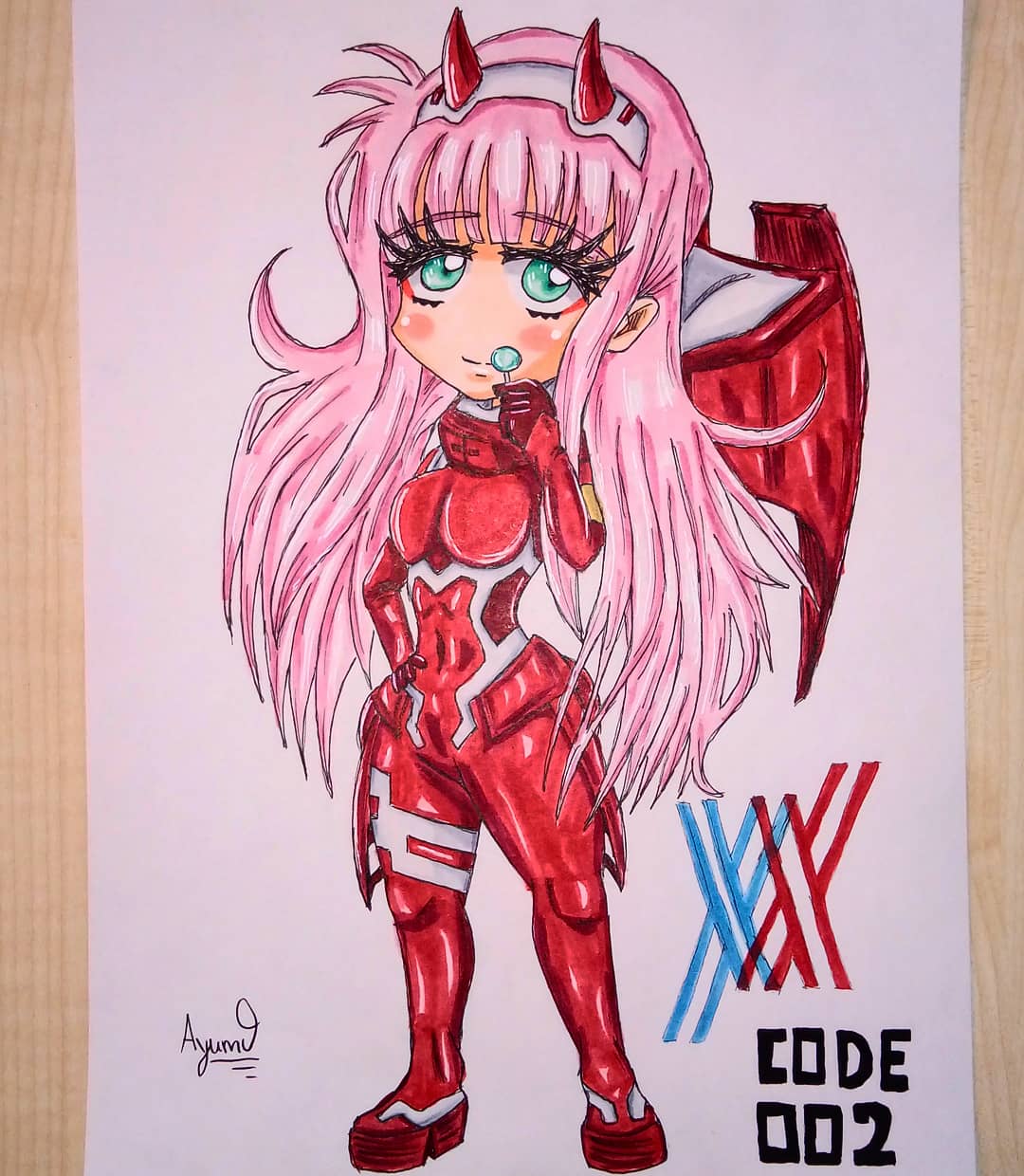 My drawing of Zero Two ♡ | Scrolller