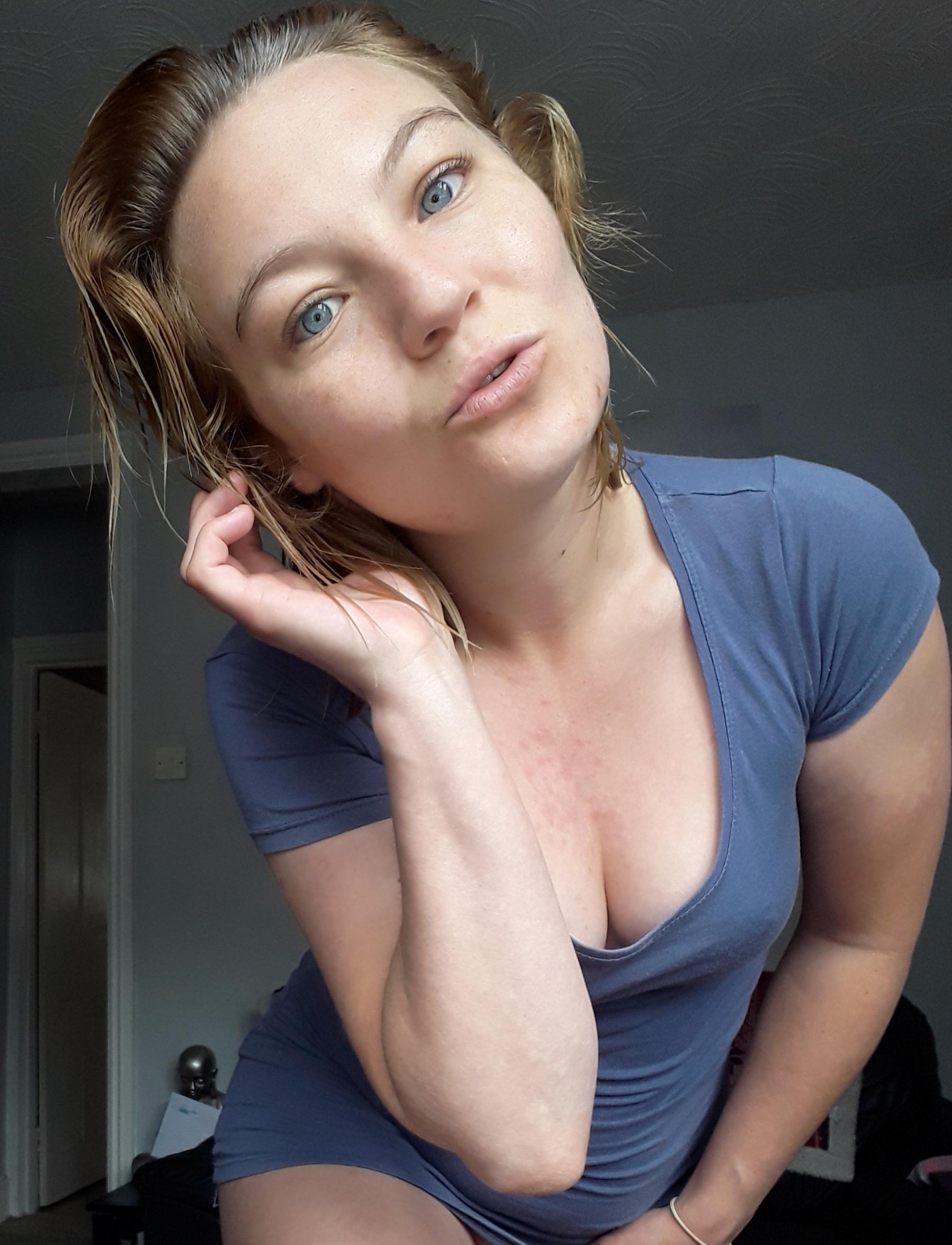 My dress and eyes may be blue but my mood certainly isn't! [over 18] | Scrolller