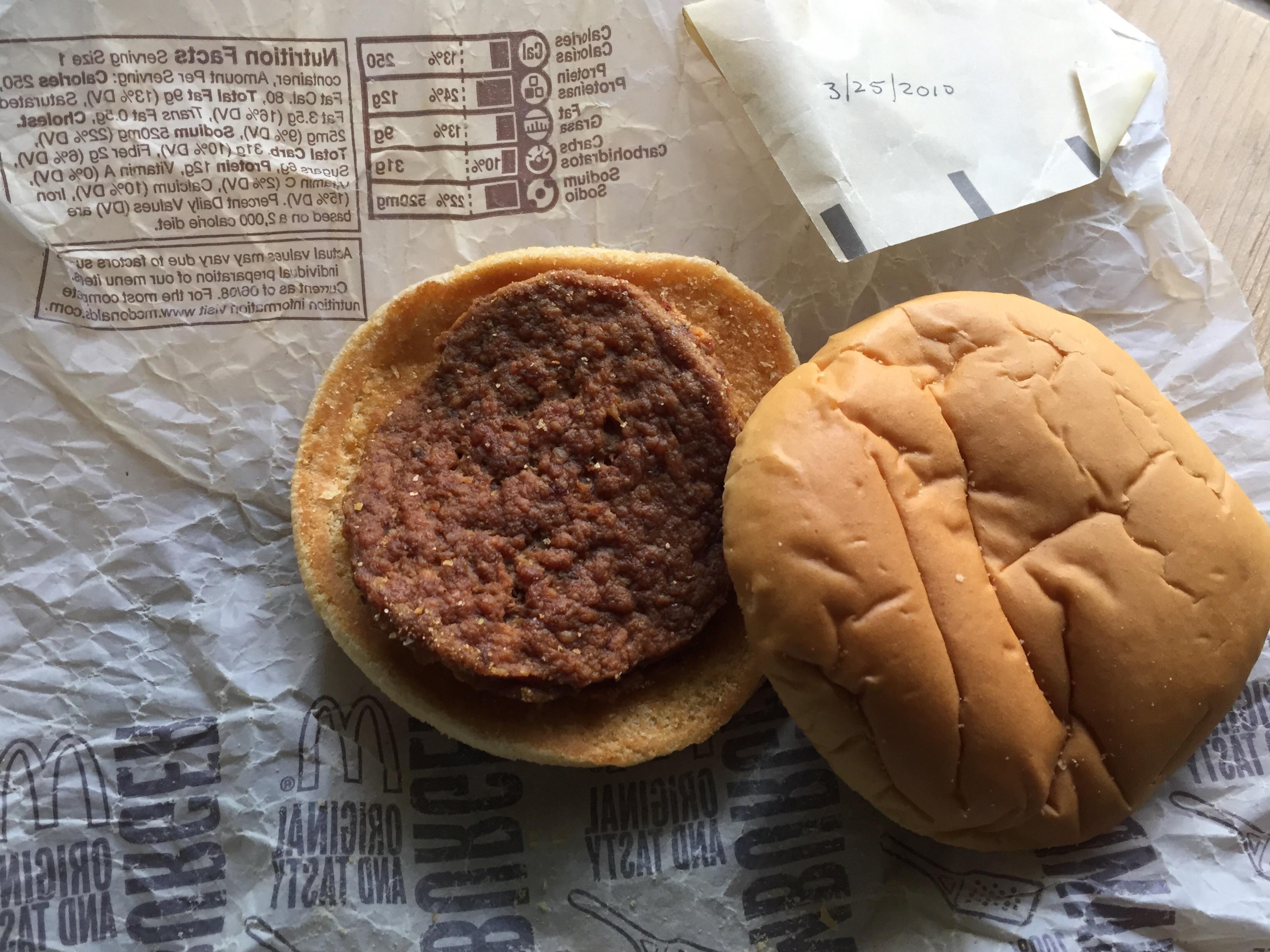 My eight year old hamburger. | Scrolller