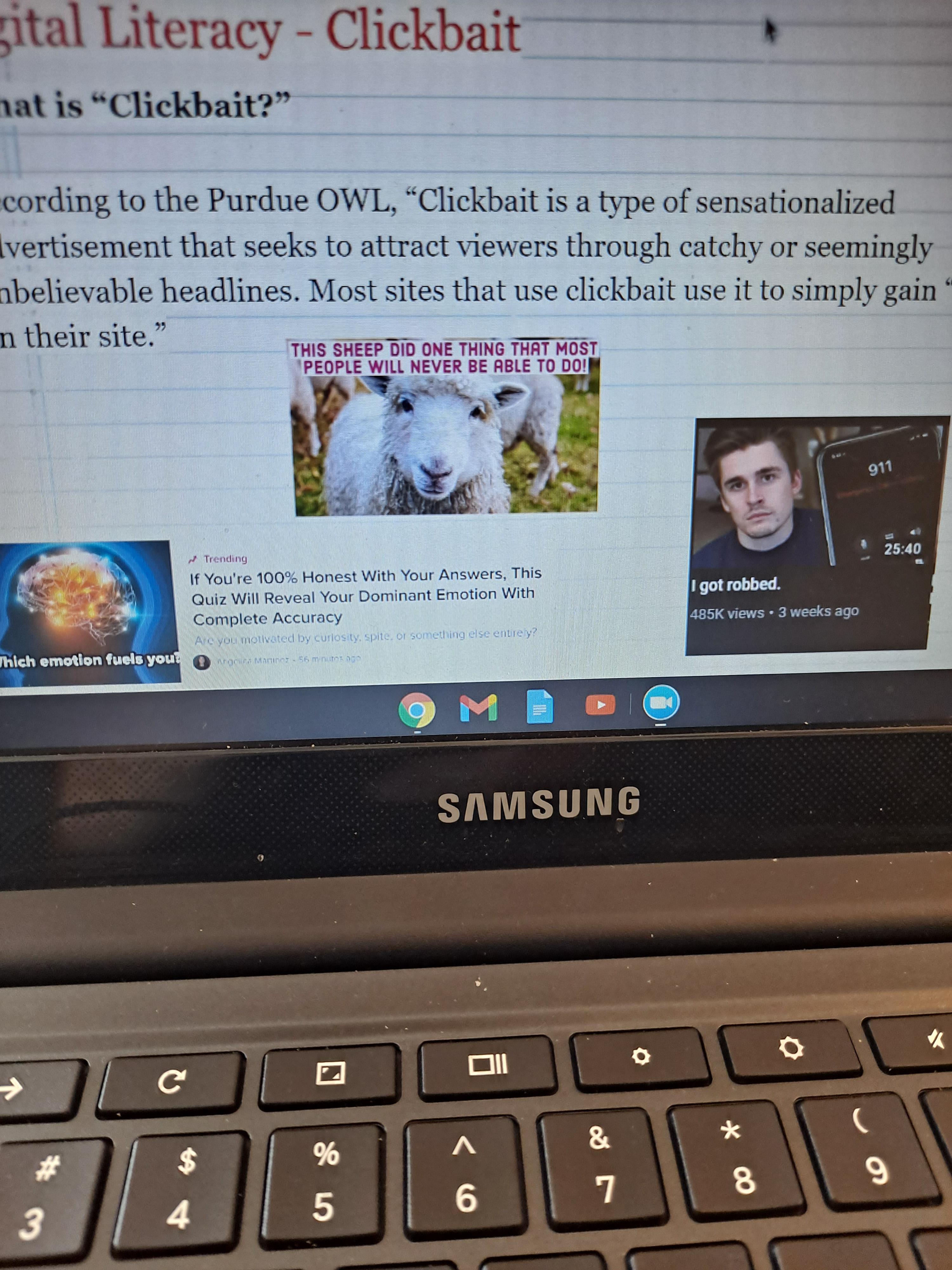 My English teacher used Ludwig as an example for clickbait | Scrolller