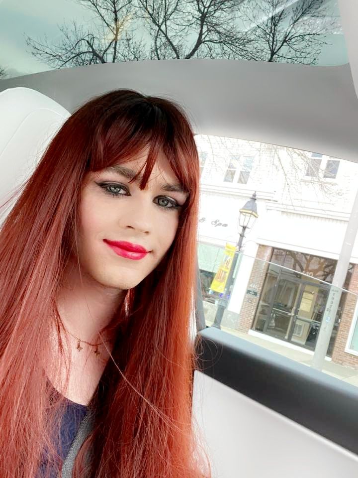 My enslaved sissy Rose is back home for the weekend you better believe I made her get dolled up ...