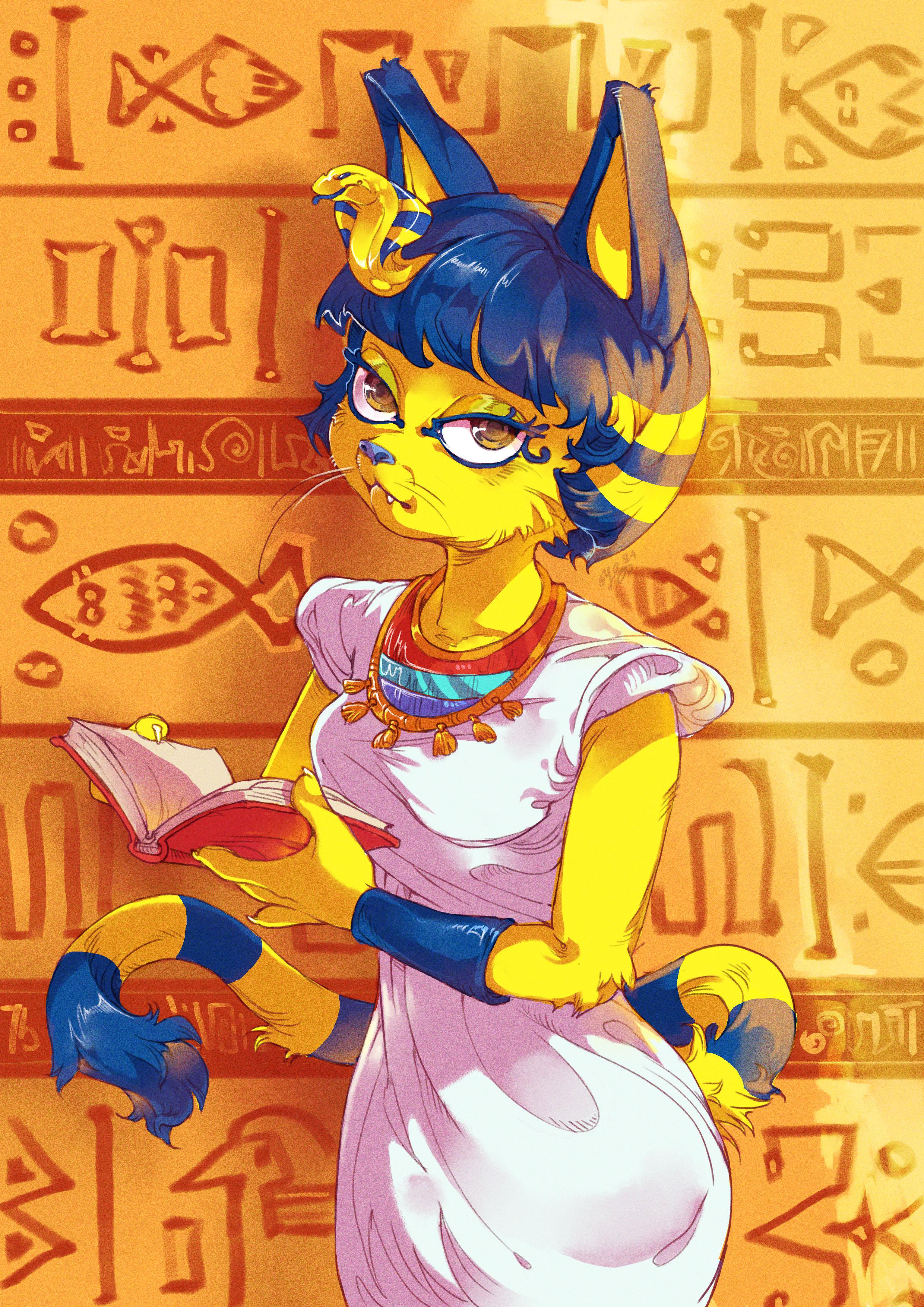 My Fanart Of The Egyptian Kitty Cat Scrolller 