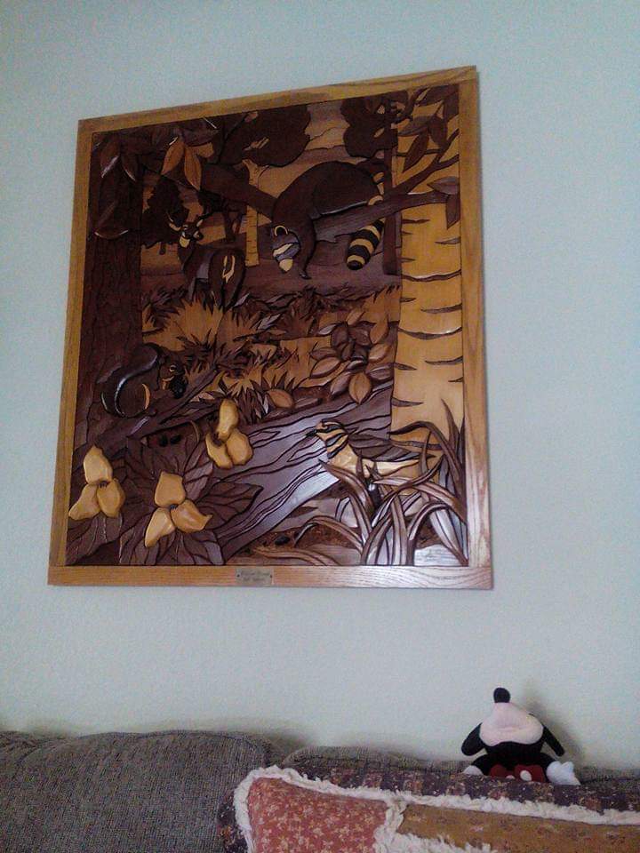 My fathers first attempt with wood The Hidden Forrest. This is about ... My fathers first attempt with wood The Hidden Forrest. This is about ...