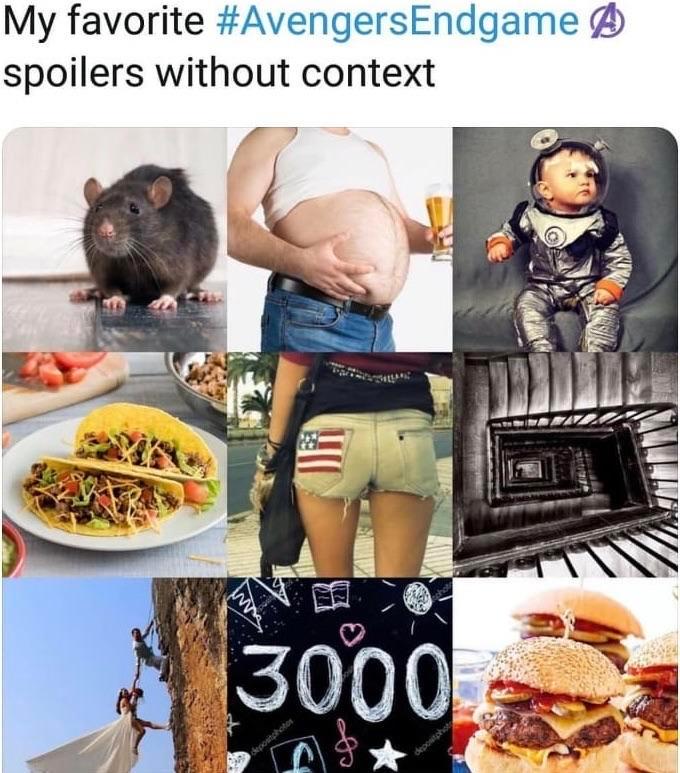 My Favourite Spoilers without context. | Scrolller