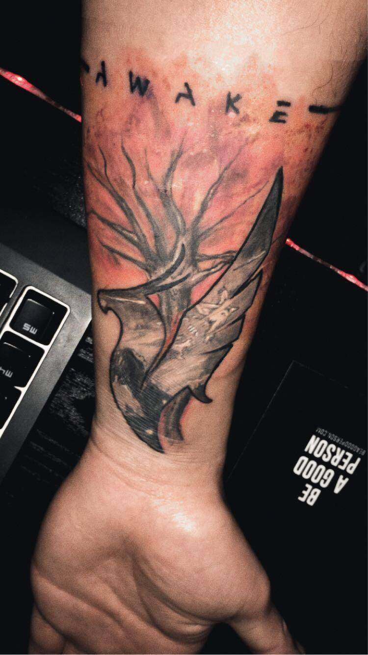 My finished Illenium tattoo 😎 | Scrolller