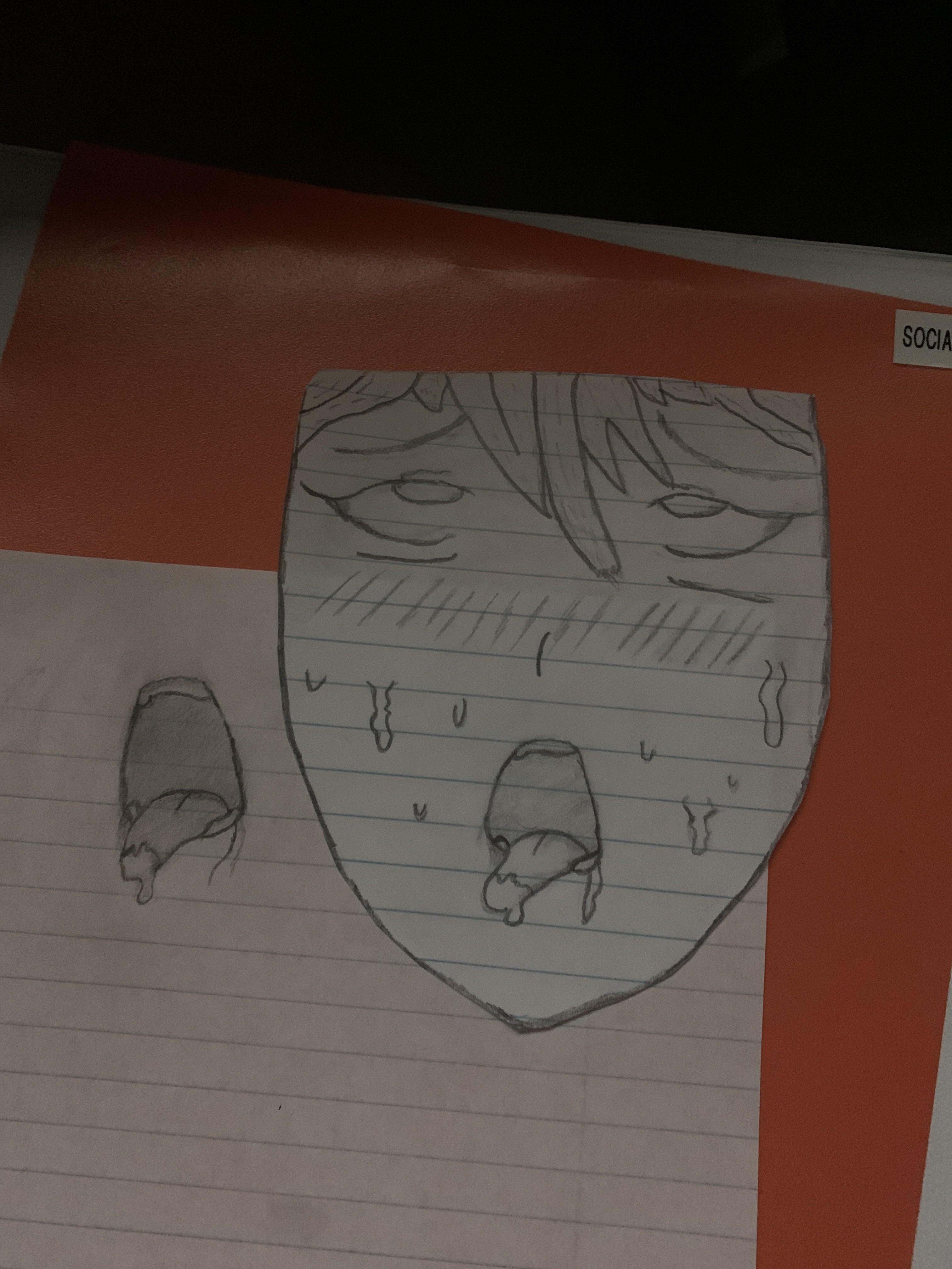 My first ahegao. I want to get to a upper body drawing but this is my first so I didn’t want to ...