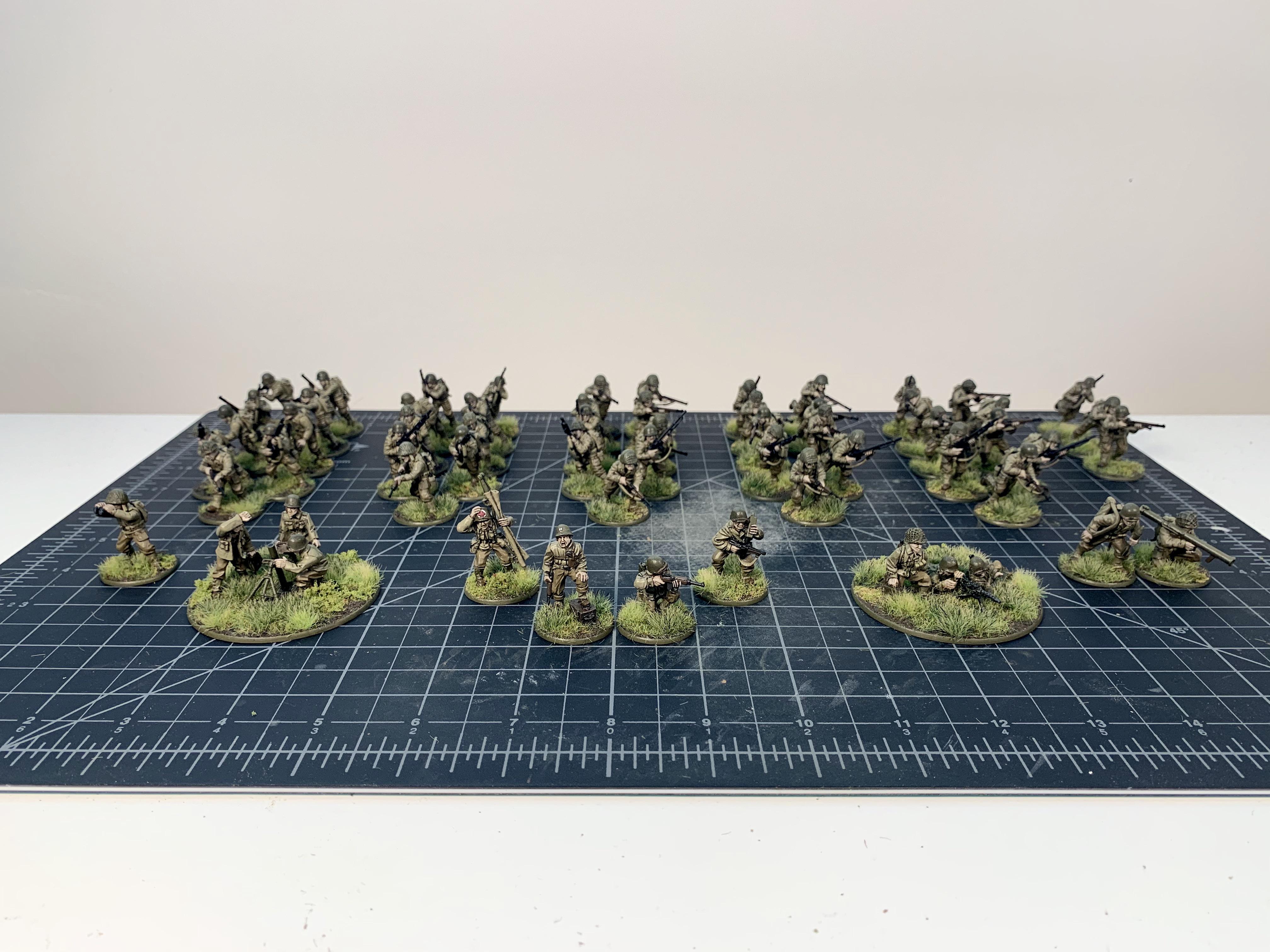 My first Army! HQ/Infantry/Support complete. | Scrolller