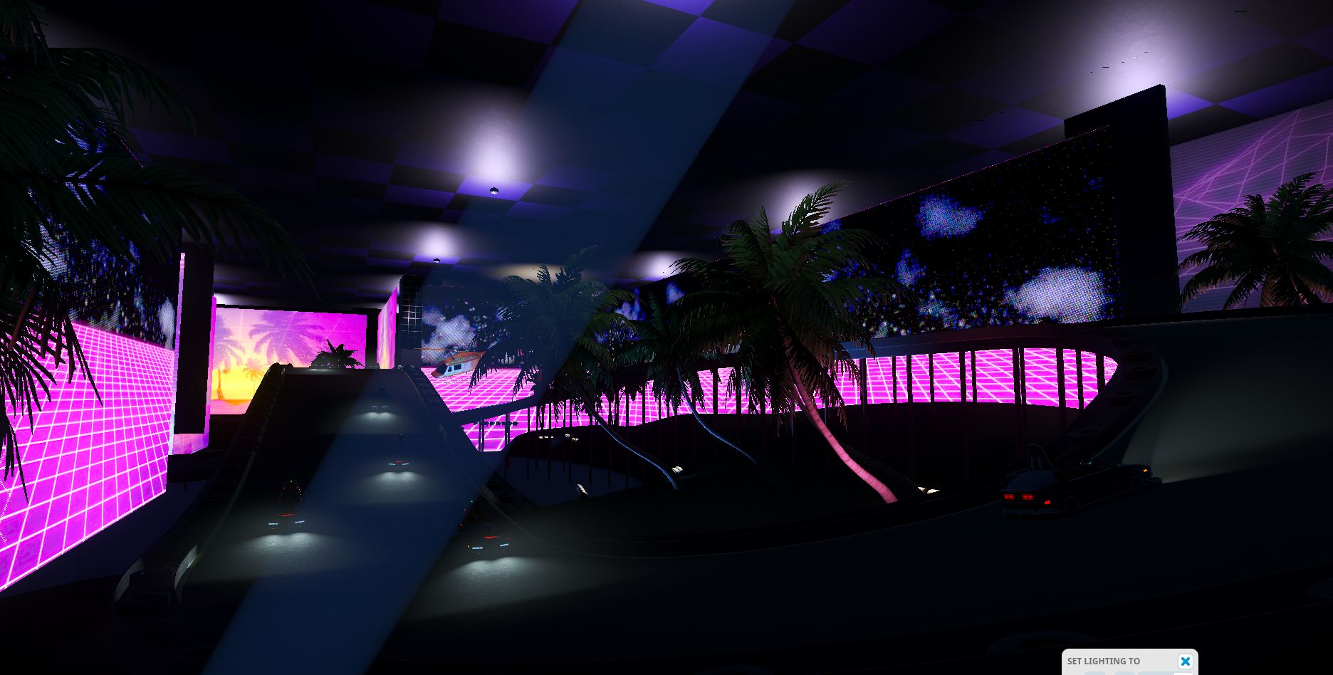 My first attempt at a themed ride: Synthwave Go-Karts | Scrolller