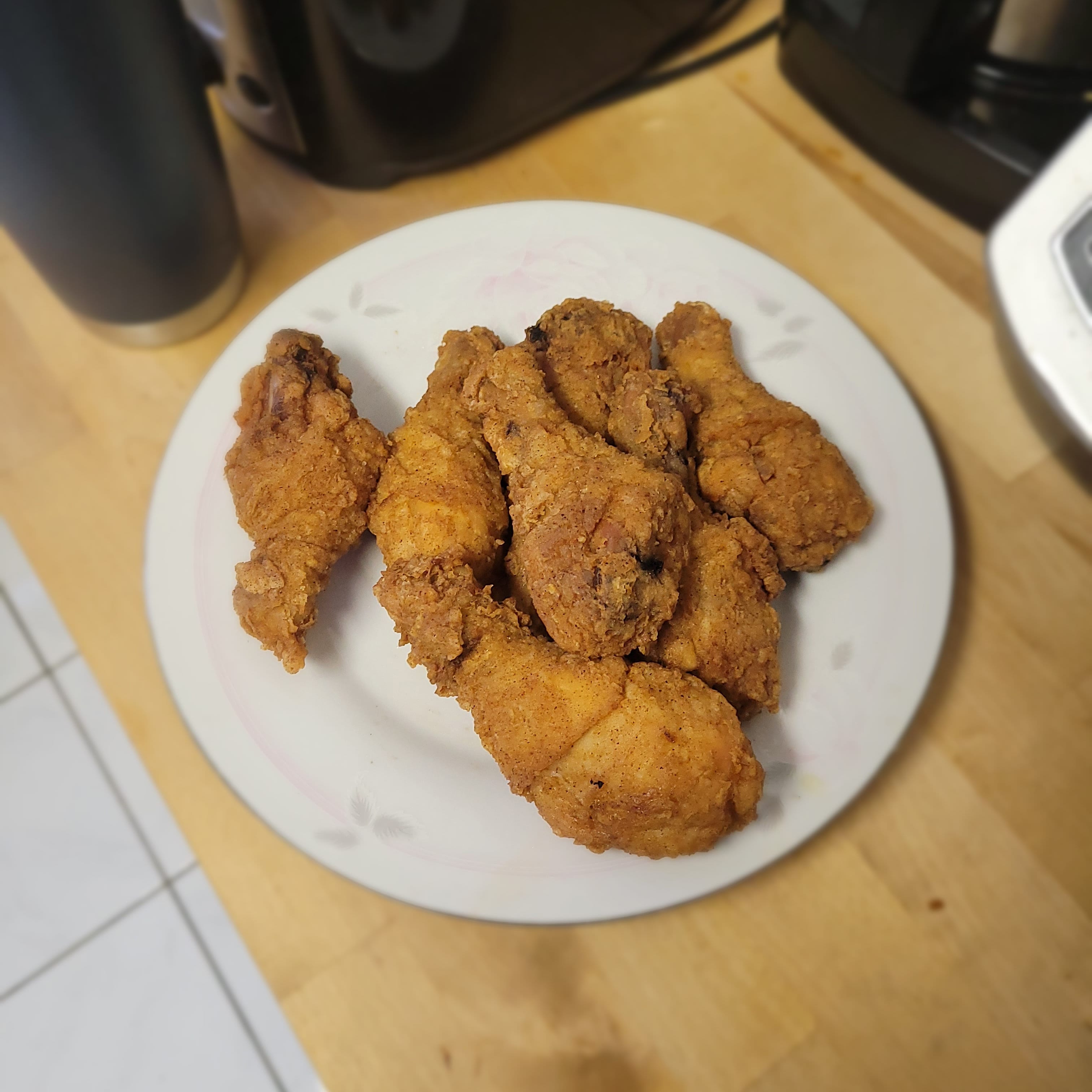 My first attempt at making fried chicken from scratch. | Scrolller