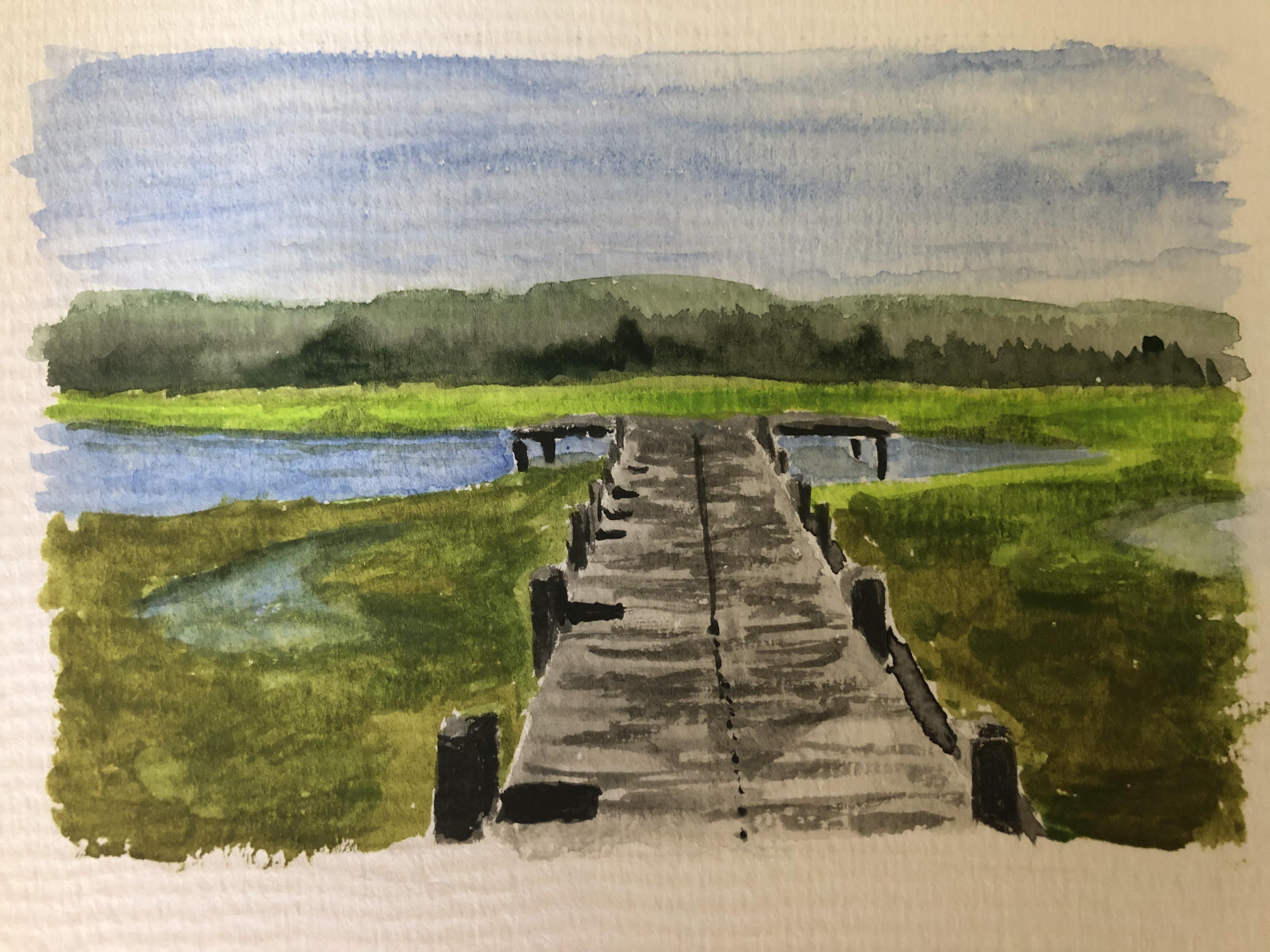 My first attempt at watercolor | Scrolller