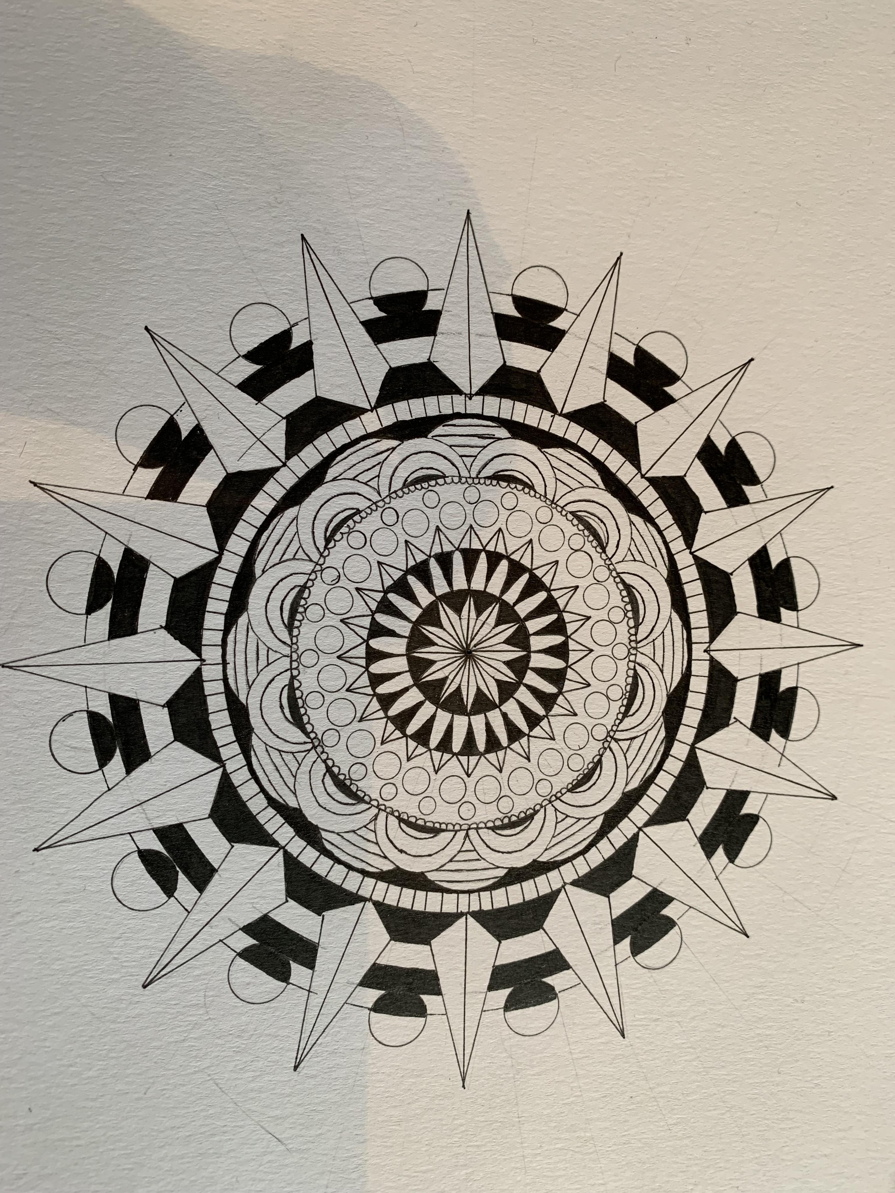 My first attempt of a mandala | Scrolller