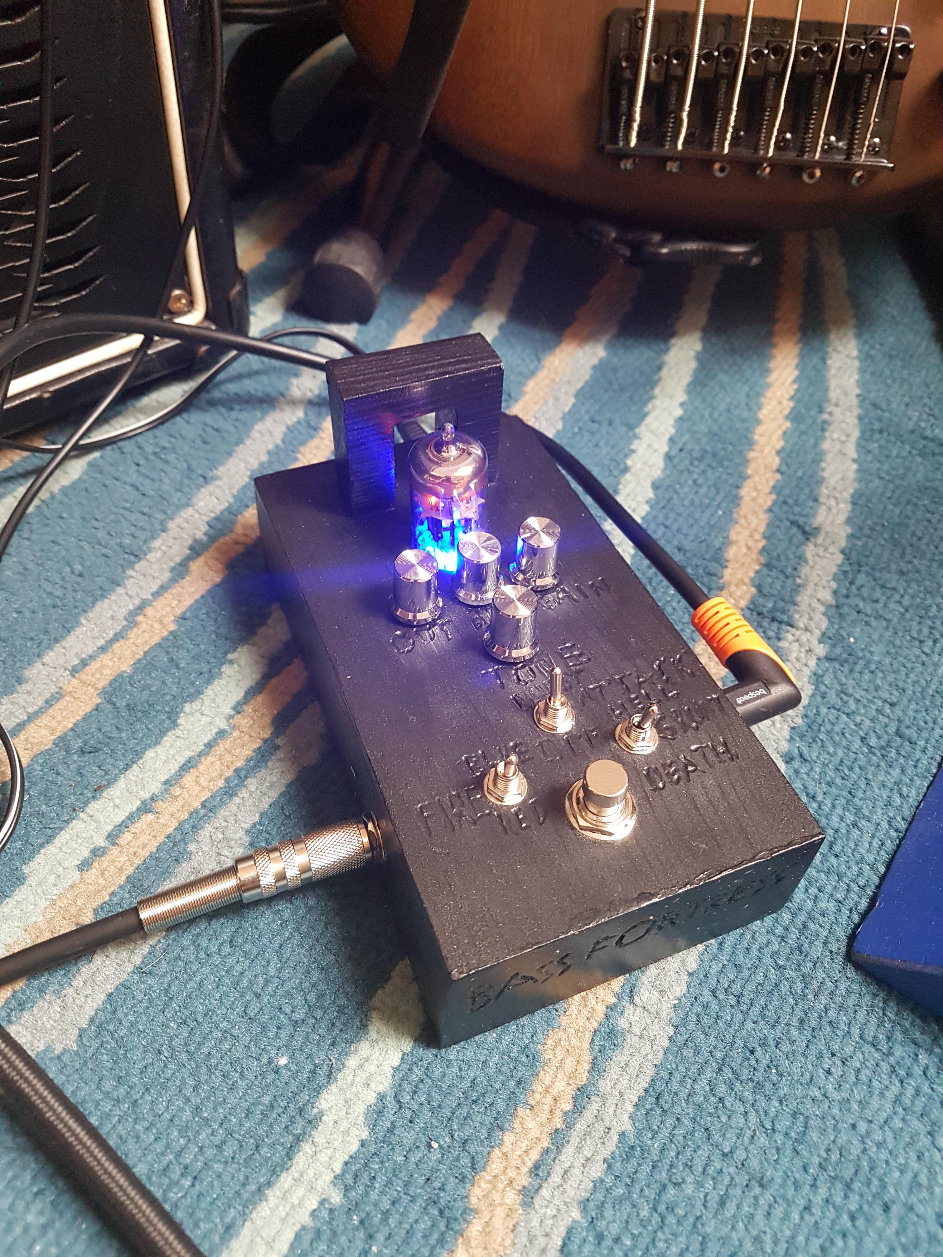 My first build. Bass tube overdrive/distortion. | Scrolller