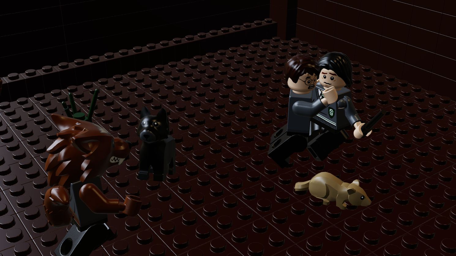 My first ever (and mediocre) MOC. The Marauders save Snape from Lupin. | Scrolller
