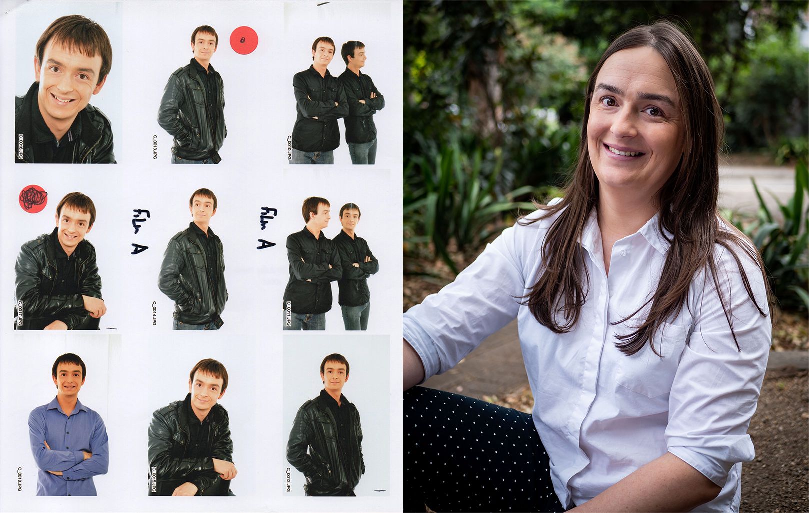 My first ever headshots (8 years ago today) vs my current headshot | Scrolller