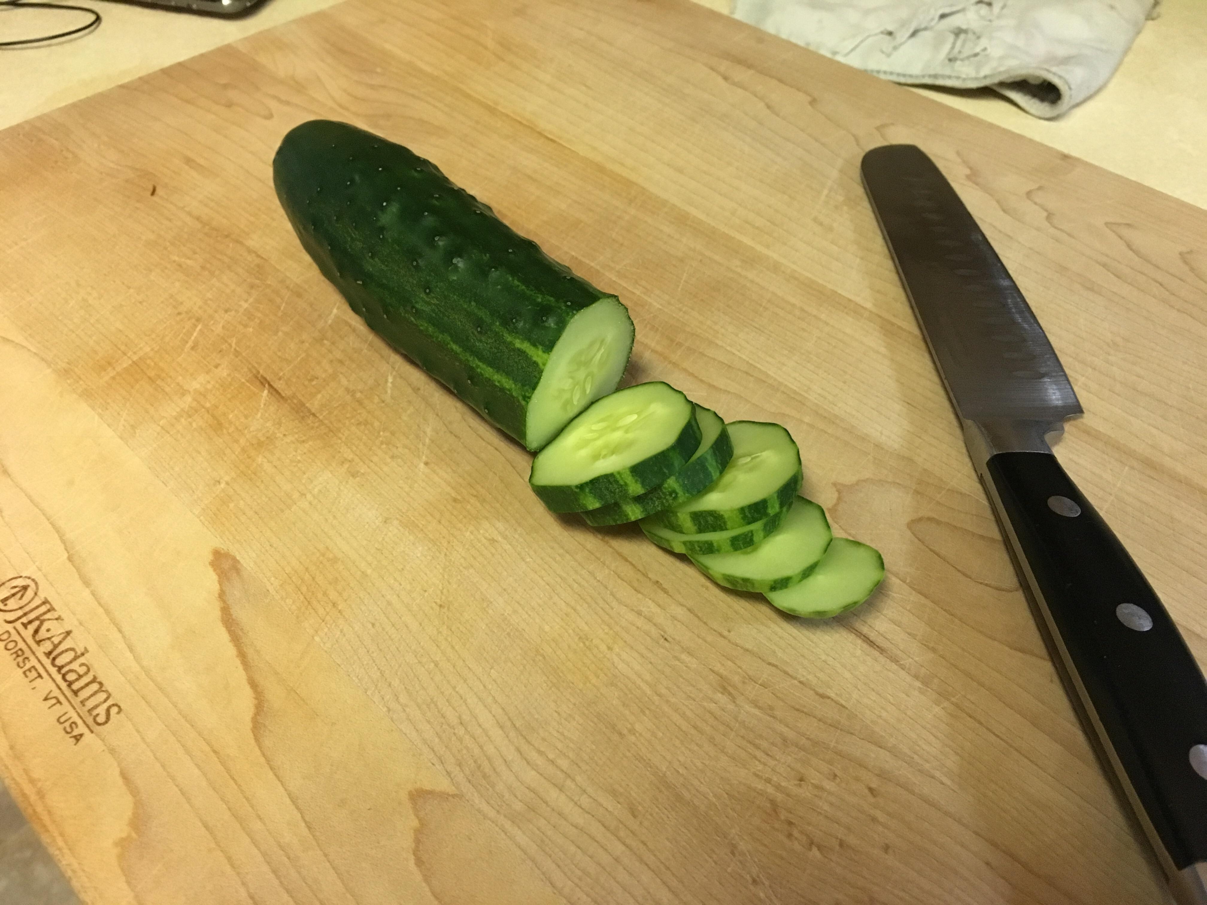 My first home grown cucumber. I’m so proud! | Scrolller