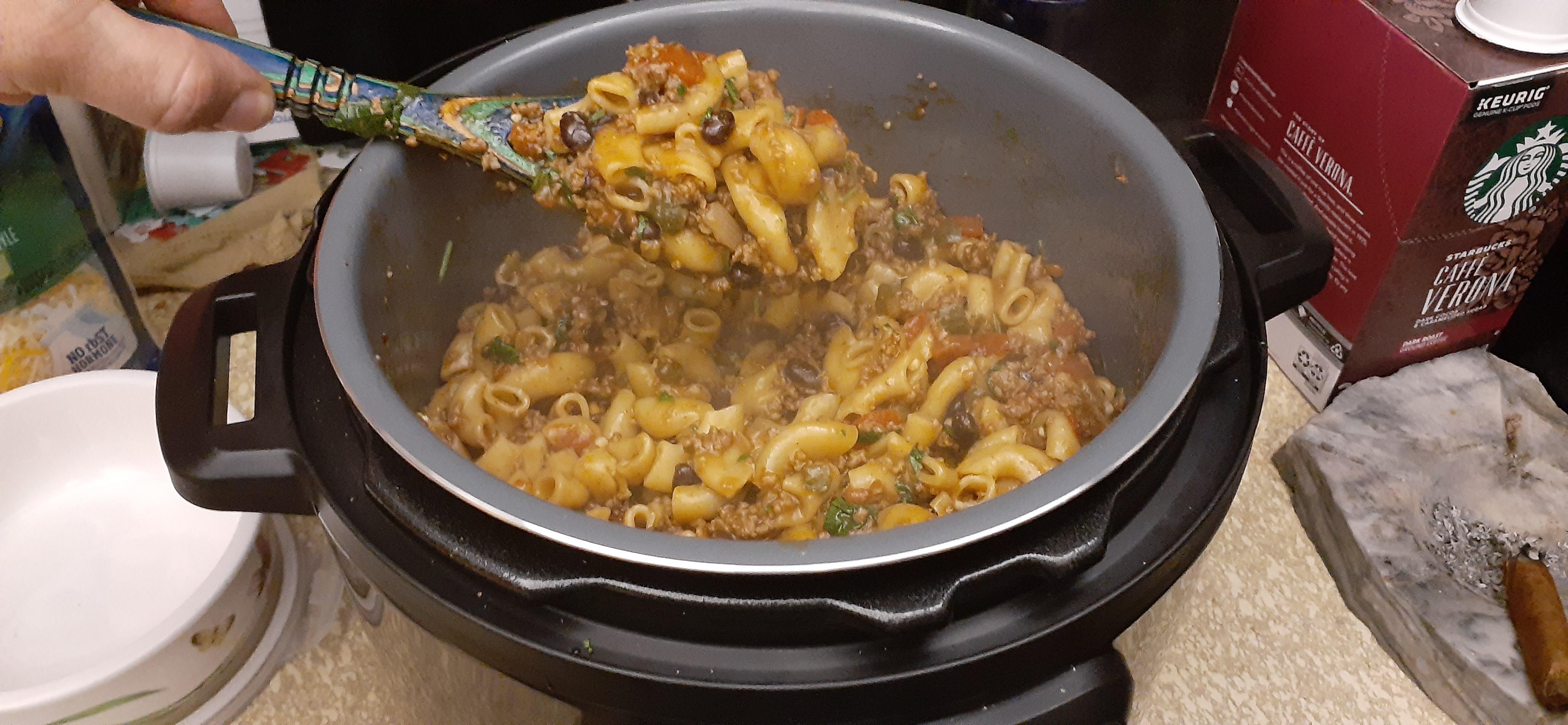 My First Instapot Meal! Beef Taco Pasta! | Scrolller