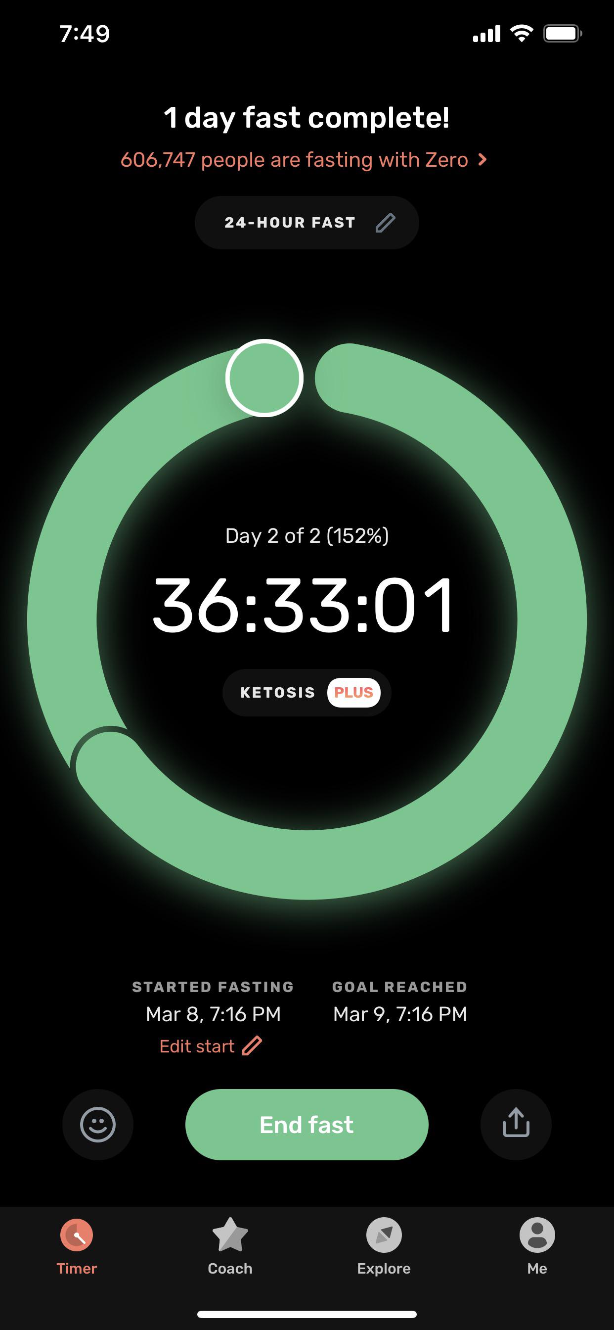 My first (intentional) extended fast! | Scrolller