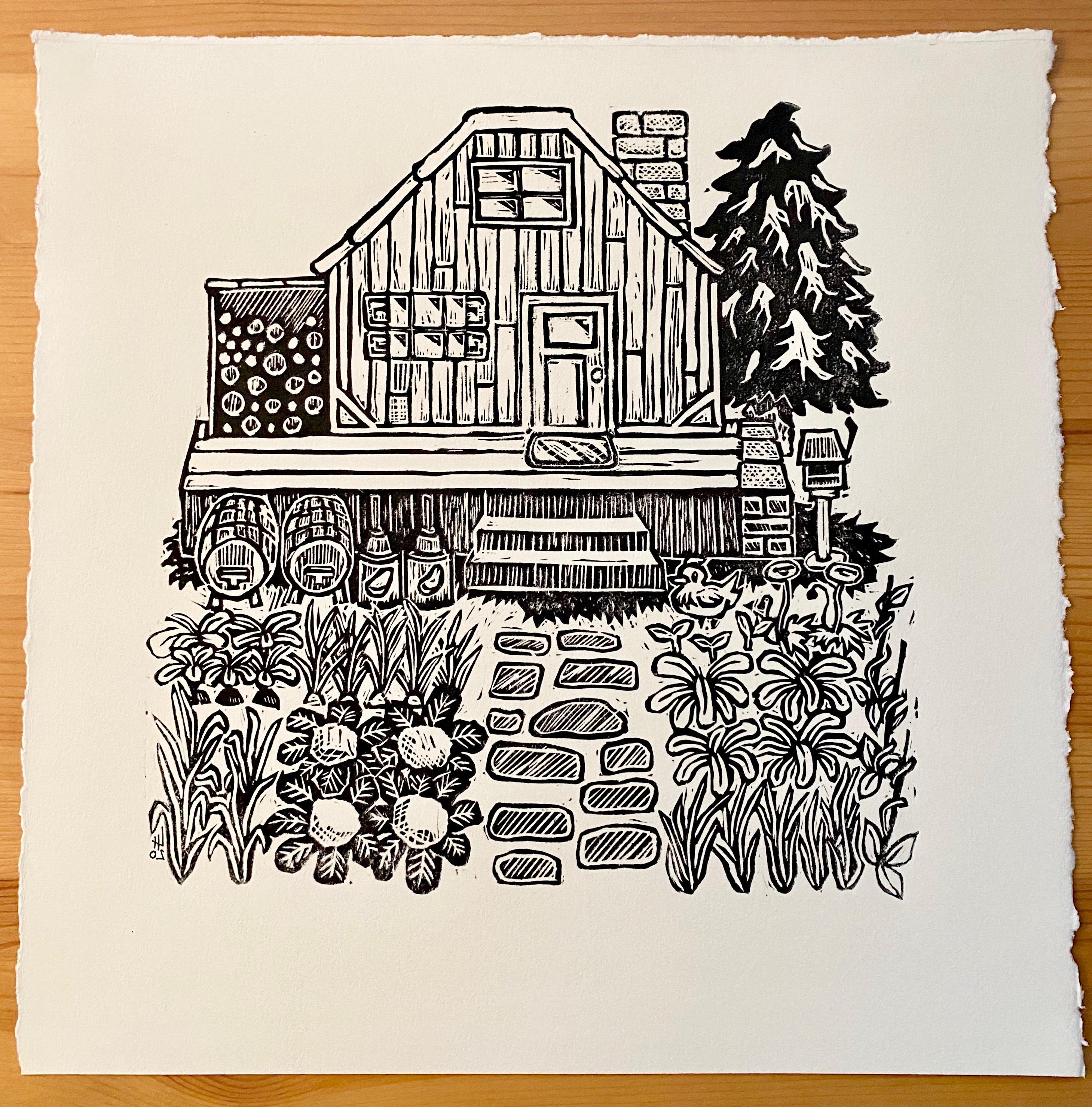 My first major lino project! | Scrolller