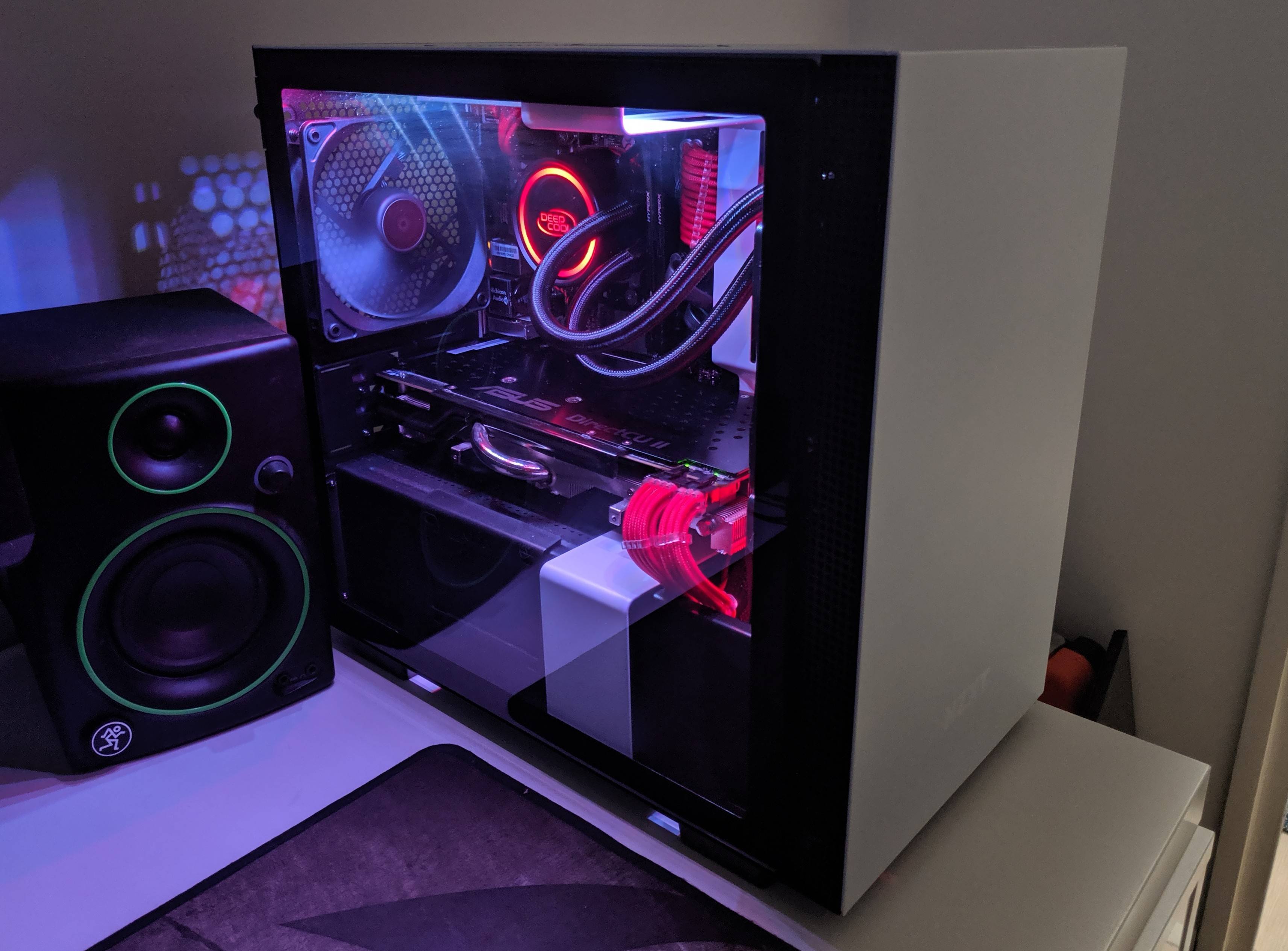 My first mini ITX build with the H210i. What do you guys think? | Scrolller