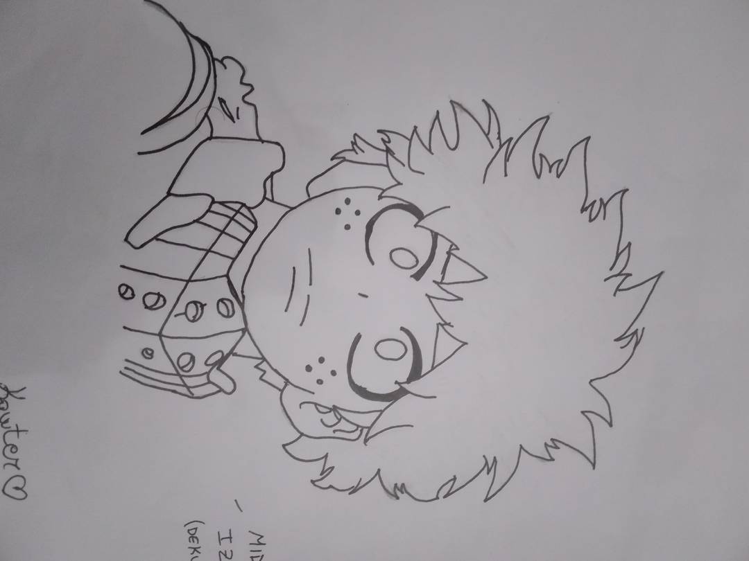 My first post and fan art for deku! I hope you like it :D | Scrolller