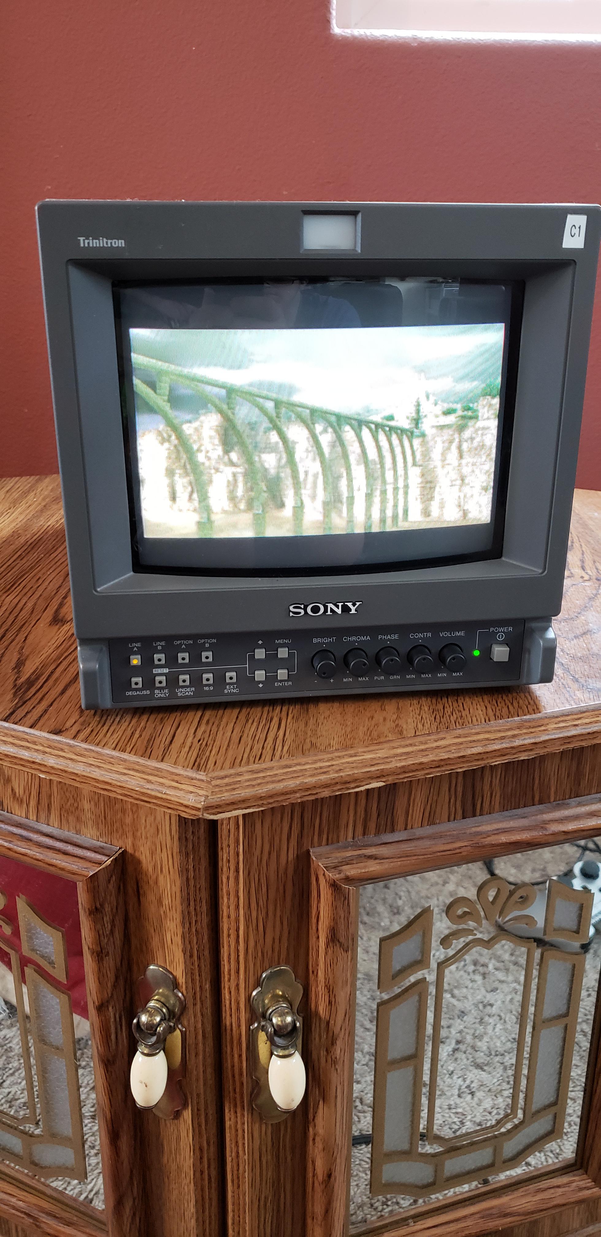 My first PVM (and first post). Sony Trinitron PVM-9L2 | Scrolller