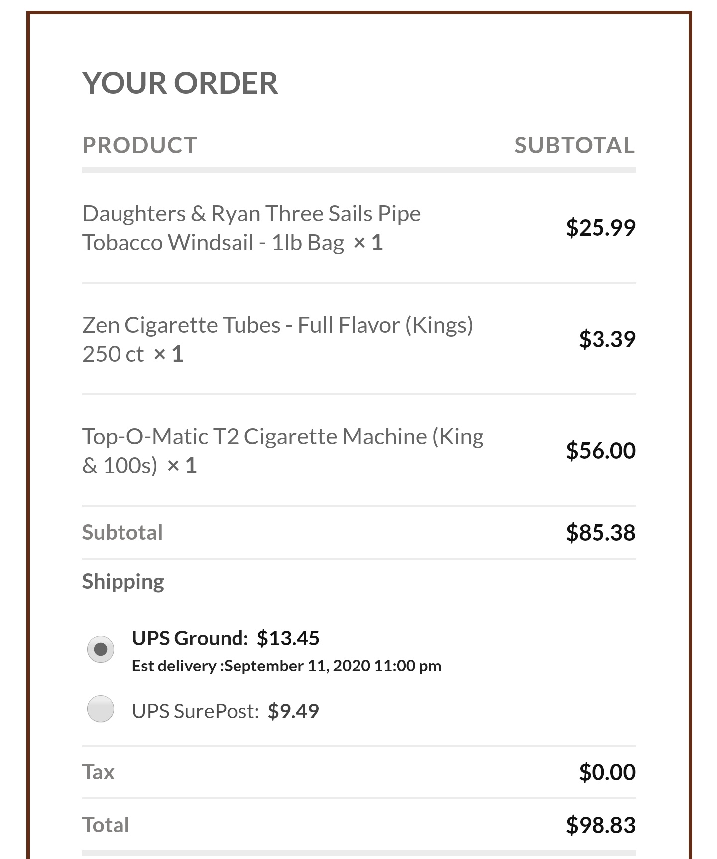 My first RYO order. | Scrolller