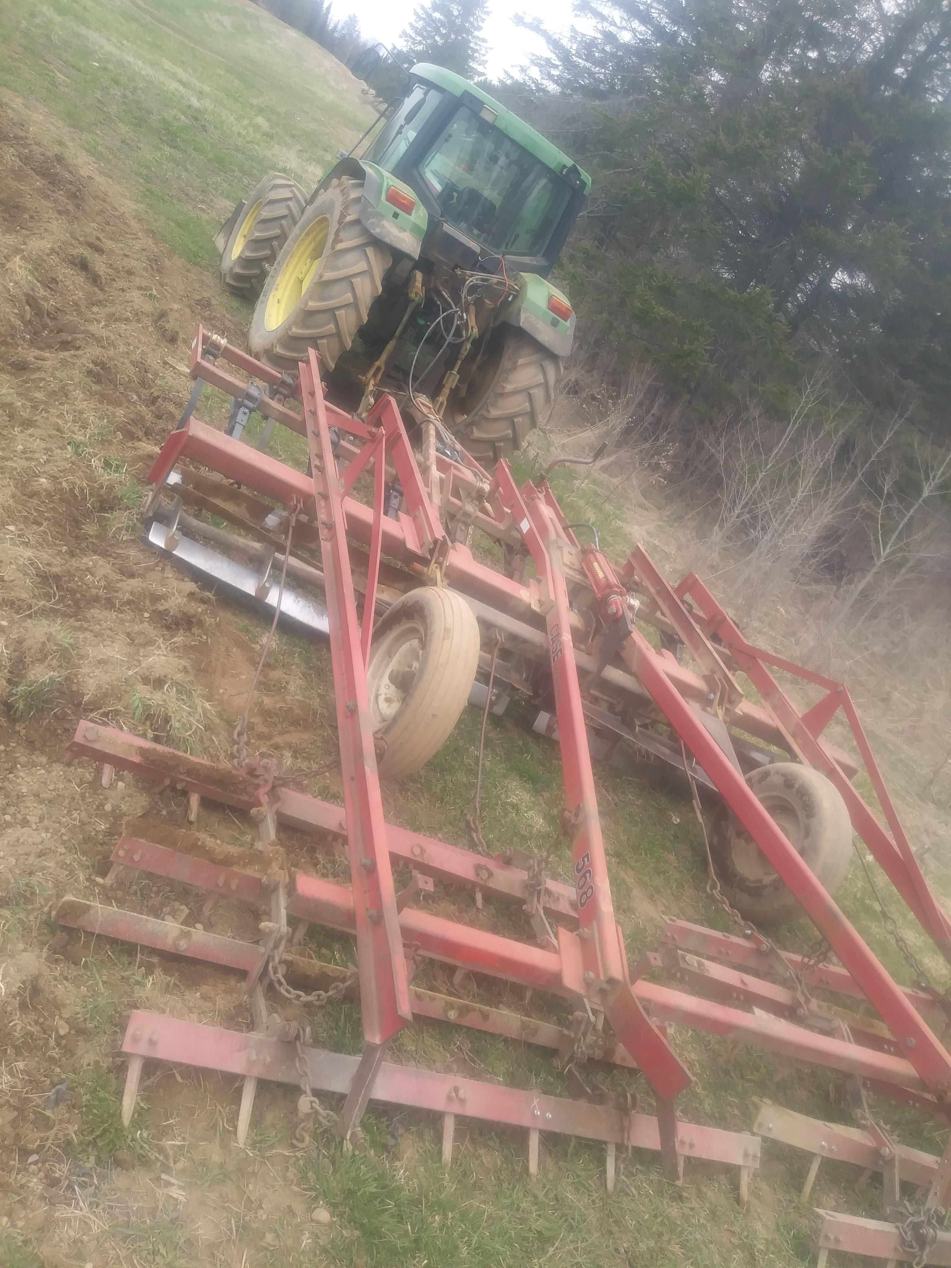 My first tractor job this planting season is harrowing with JD 6400. | Scrolller