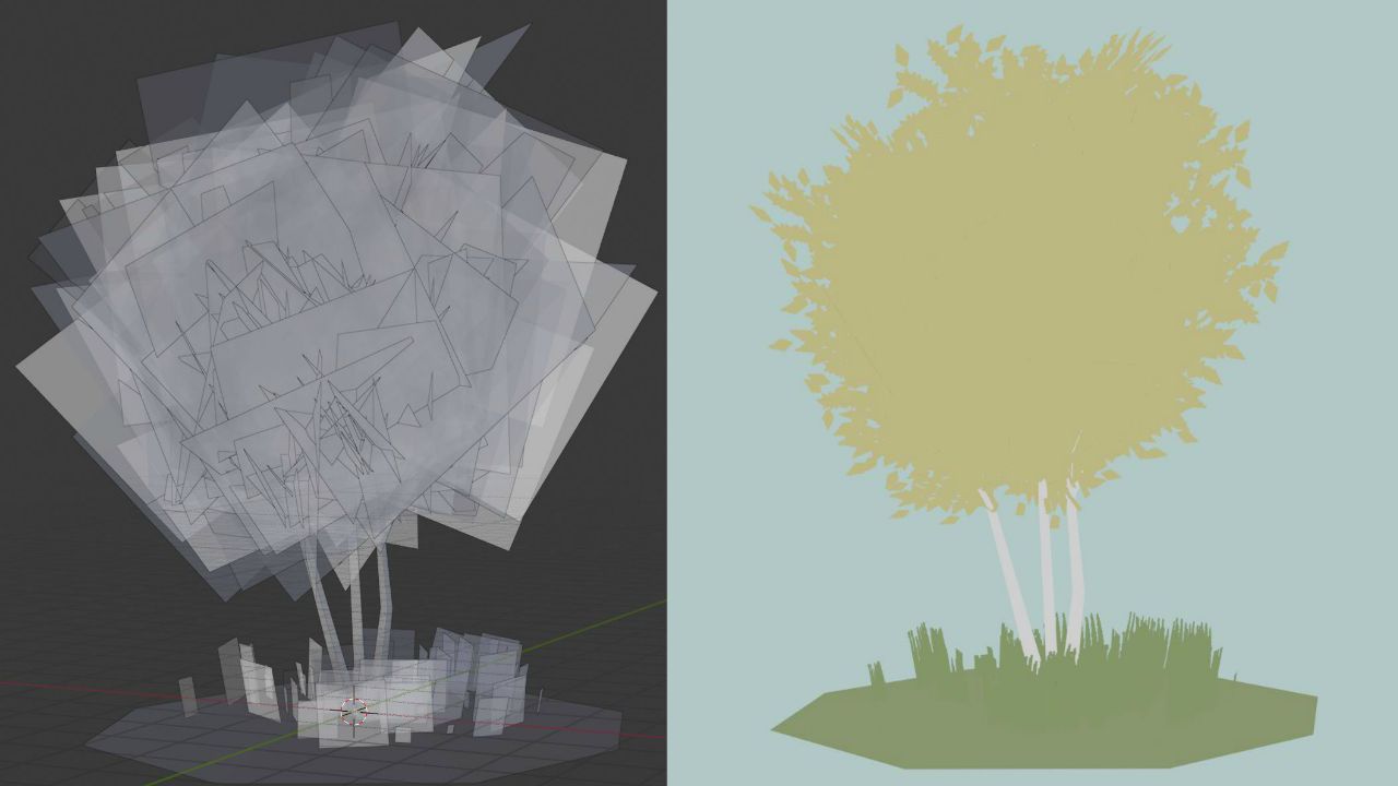 My first tree and grass that isn't hideous! | Scrolller