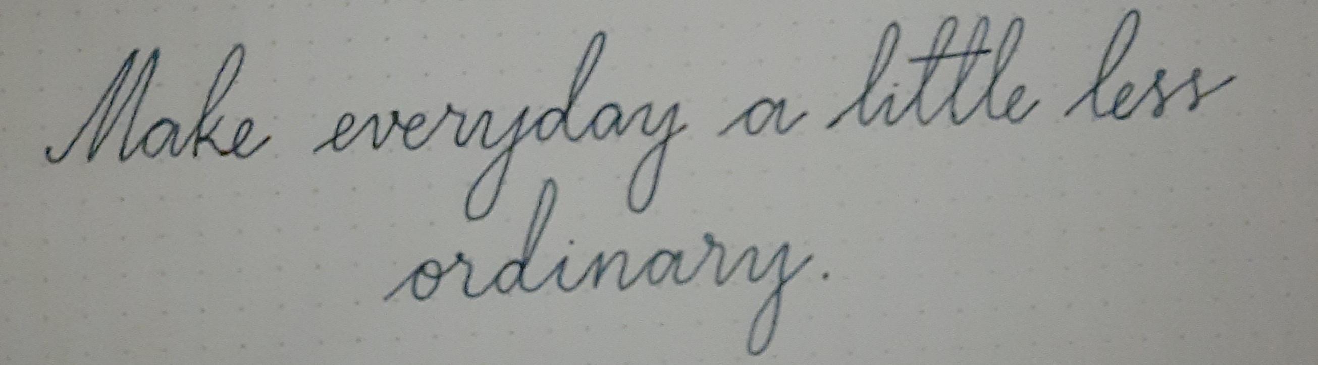 My first try at spencerian calligraphy :) | Scrolller