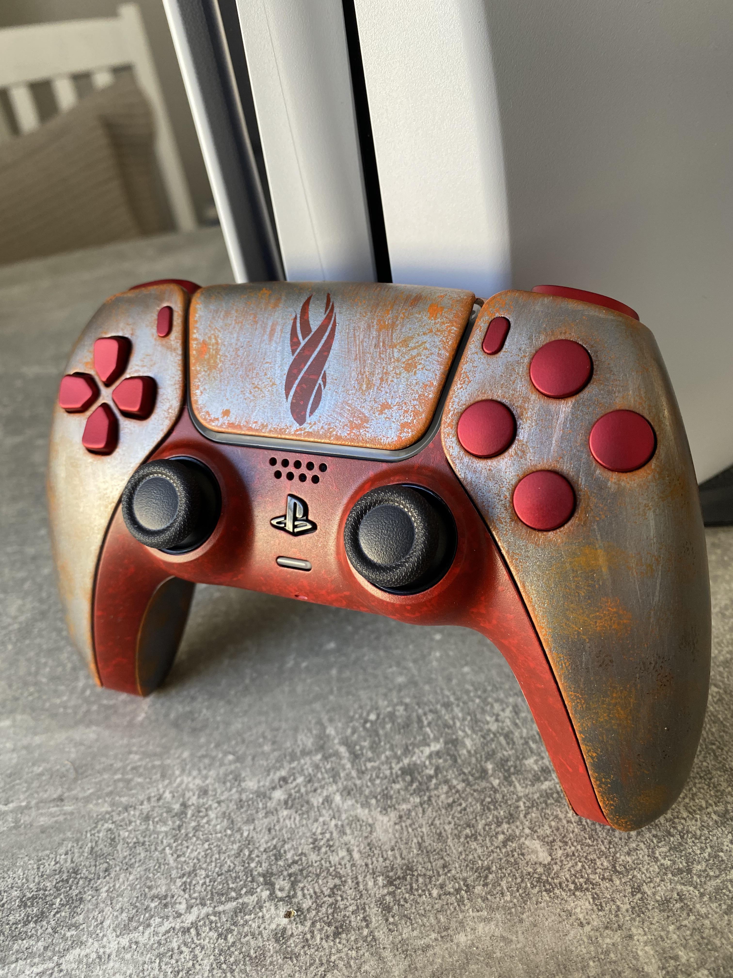 My friend made me a custom dead space controller! | Scrolller