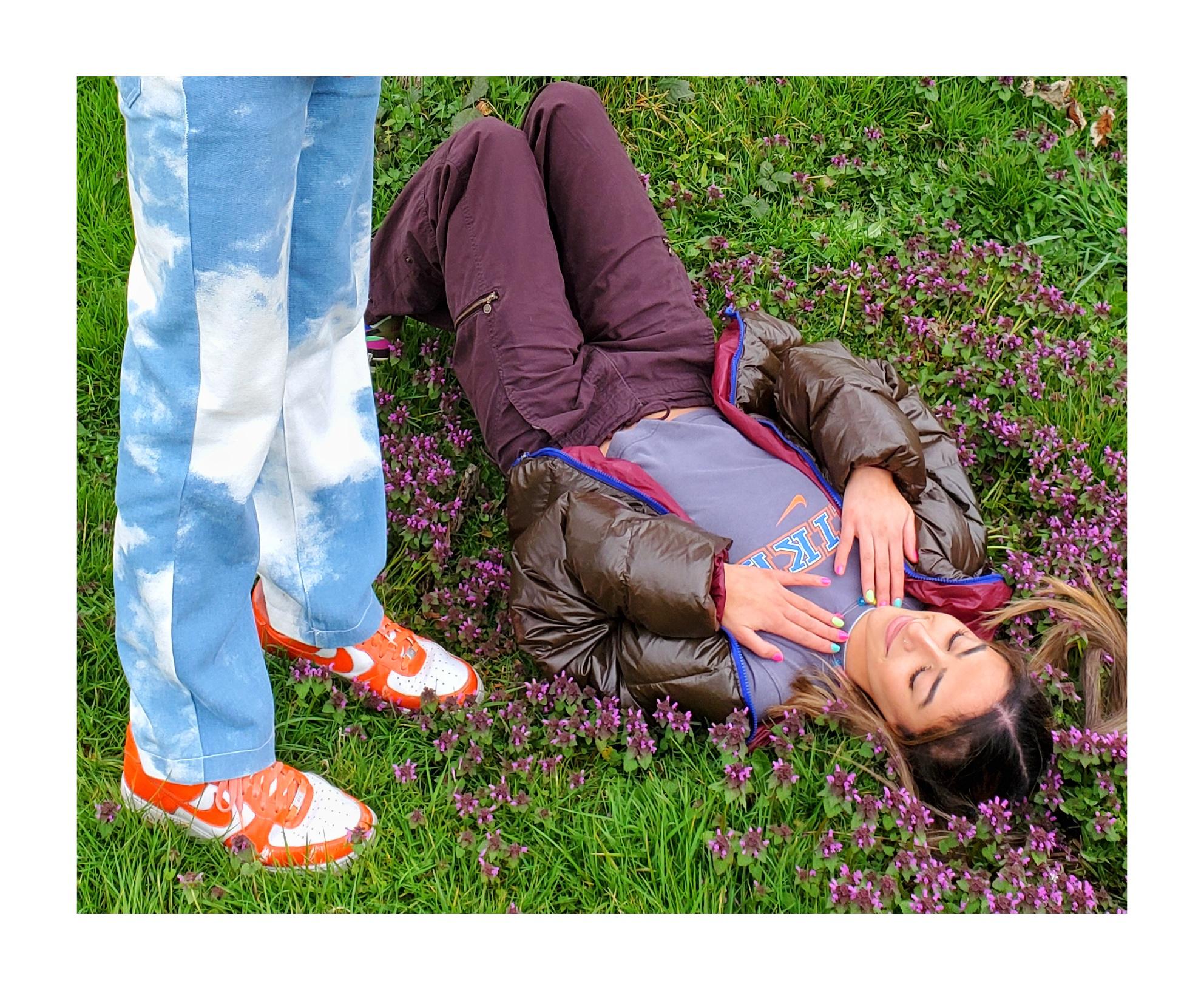 my friend taking a photo of my other friend in the flowers | Scrolller my friend taking a photo of my other friend in the flowers | Scrolller