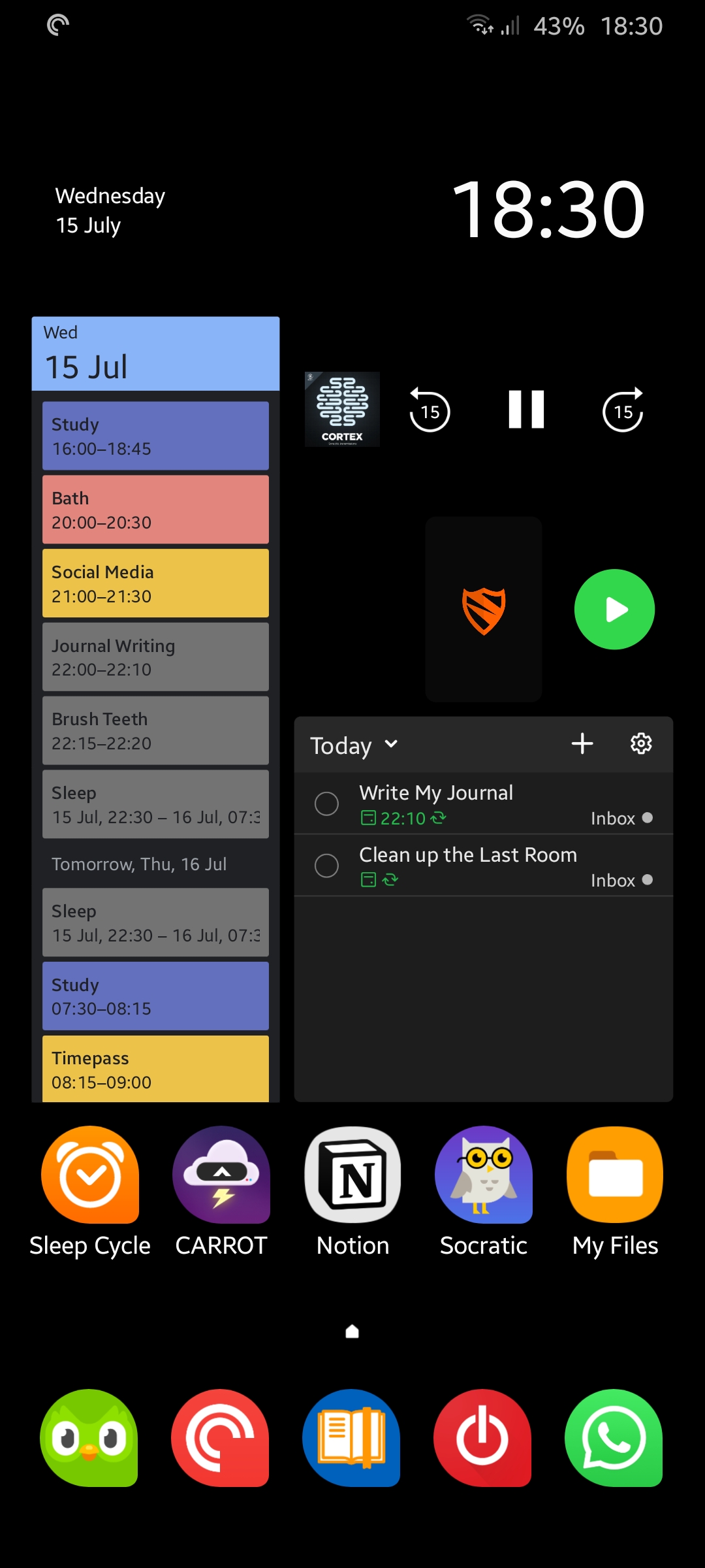My Fully Organized Homescreen | Scrolller