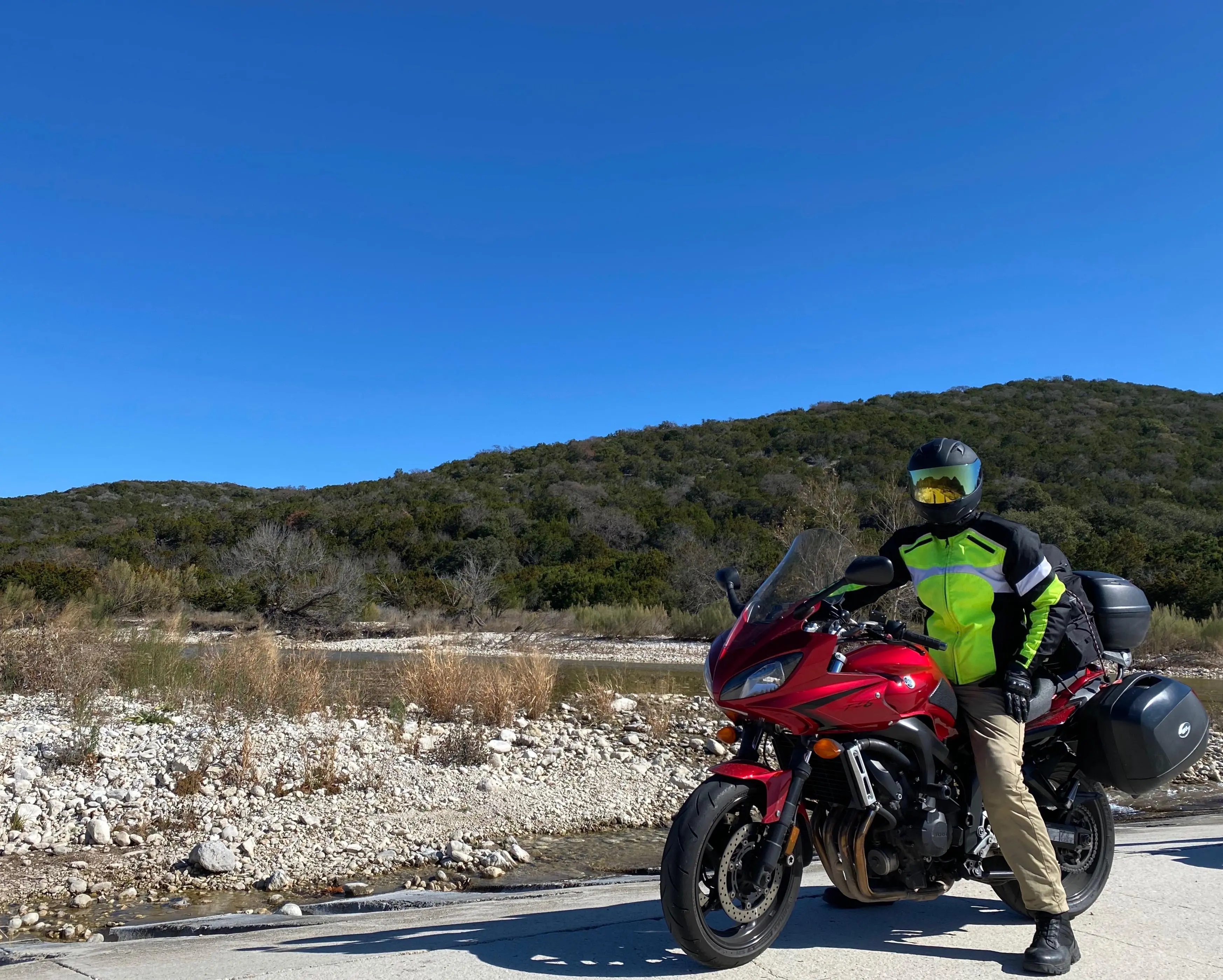 My Fz6 Loaded Down On The Twisted Sisters In Central Tx Before The World Fell Apart Scrolller