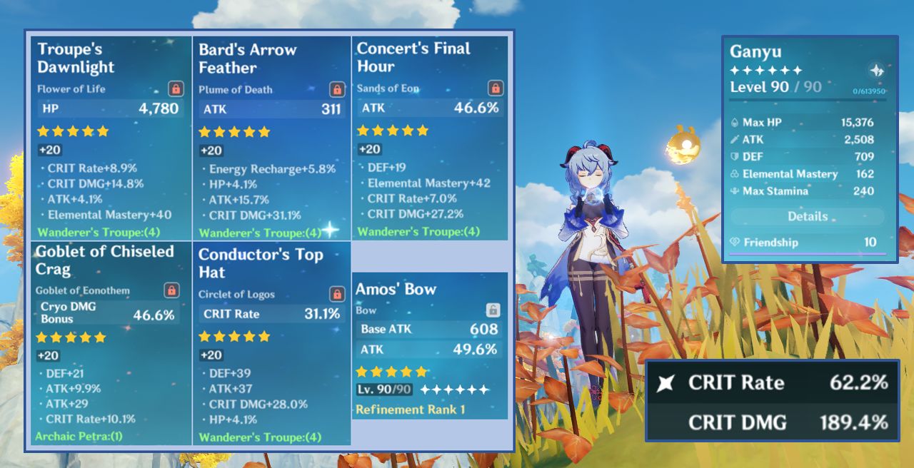 My Ganyu is finally (hopefully) reaching a finish line. | Scrolller