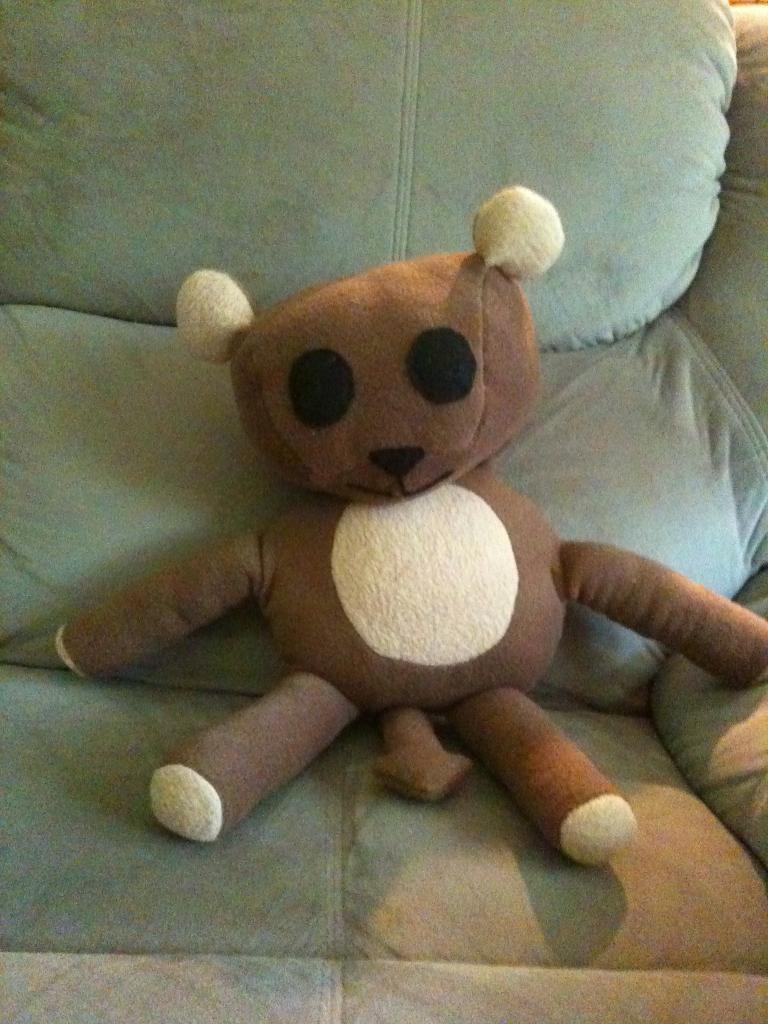 My girlfriend made me Toki Wartooth's Teddy bear. | Scrolller